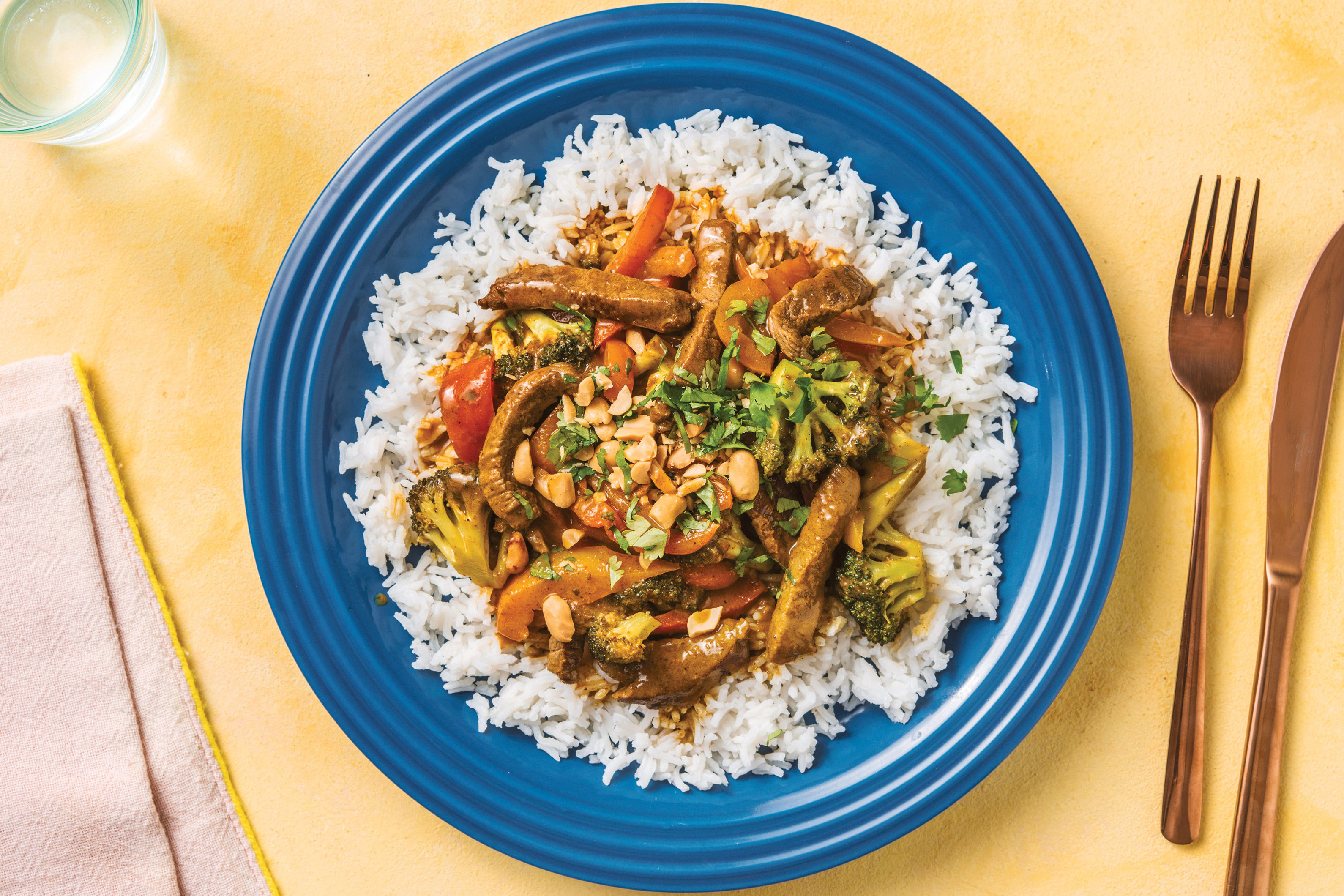 Bengali Beef Strip Curry with Rice Recipe | HelloFresh