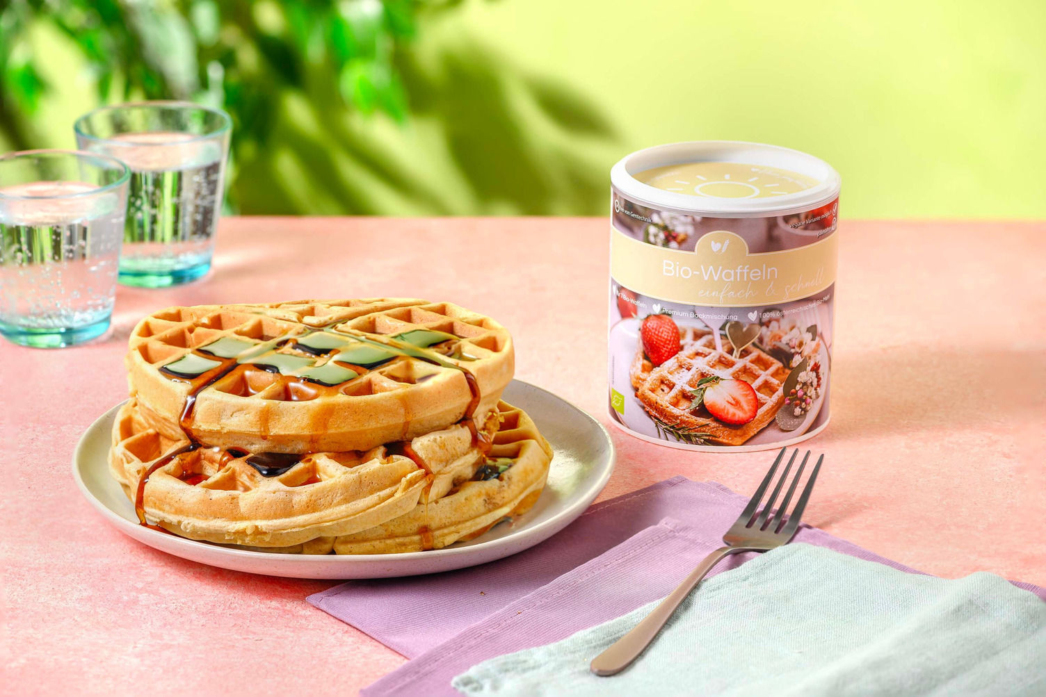 Bio-Waffel-Backmischung Rezept | HelloFresh