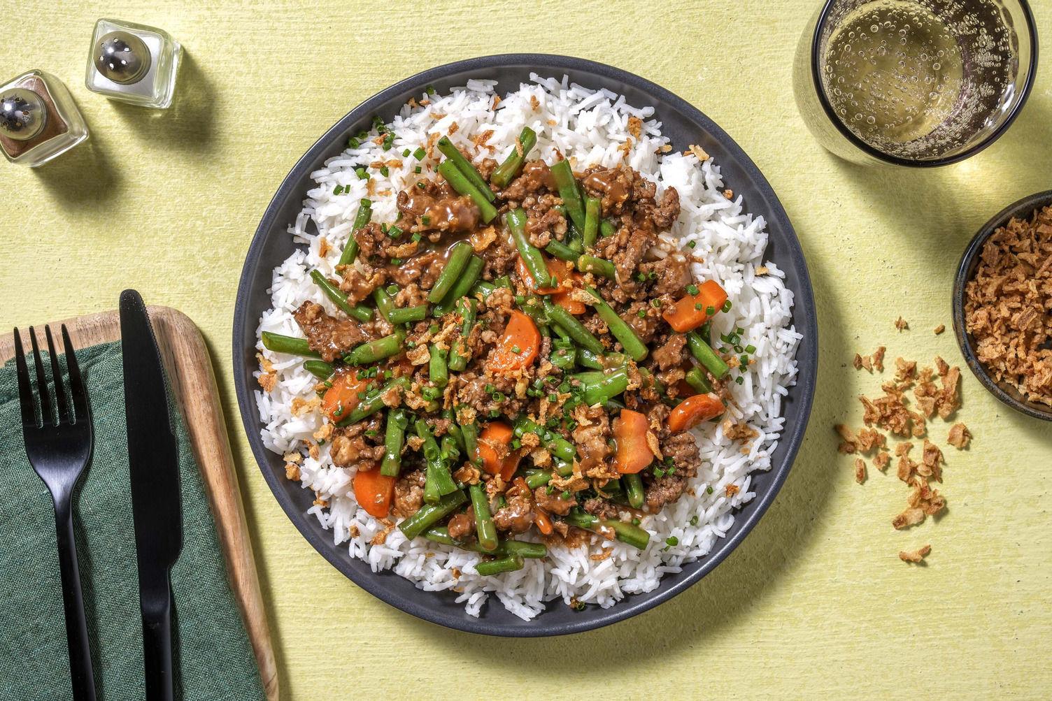 Sticky Chili-Garlic Beef and Green Beans Recipe | HelloFresh