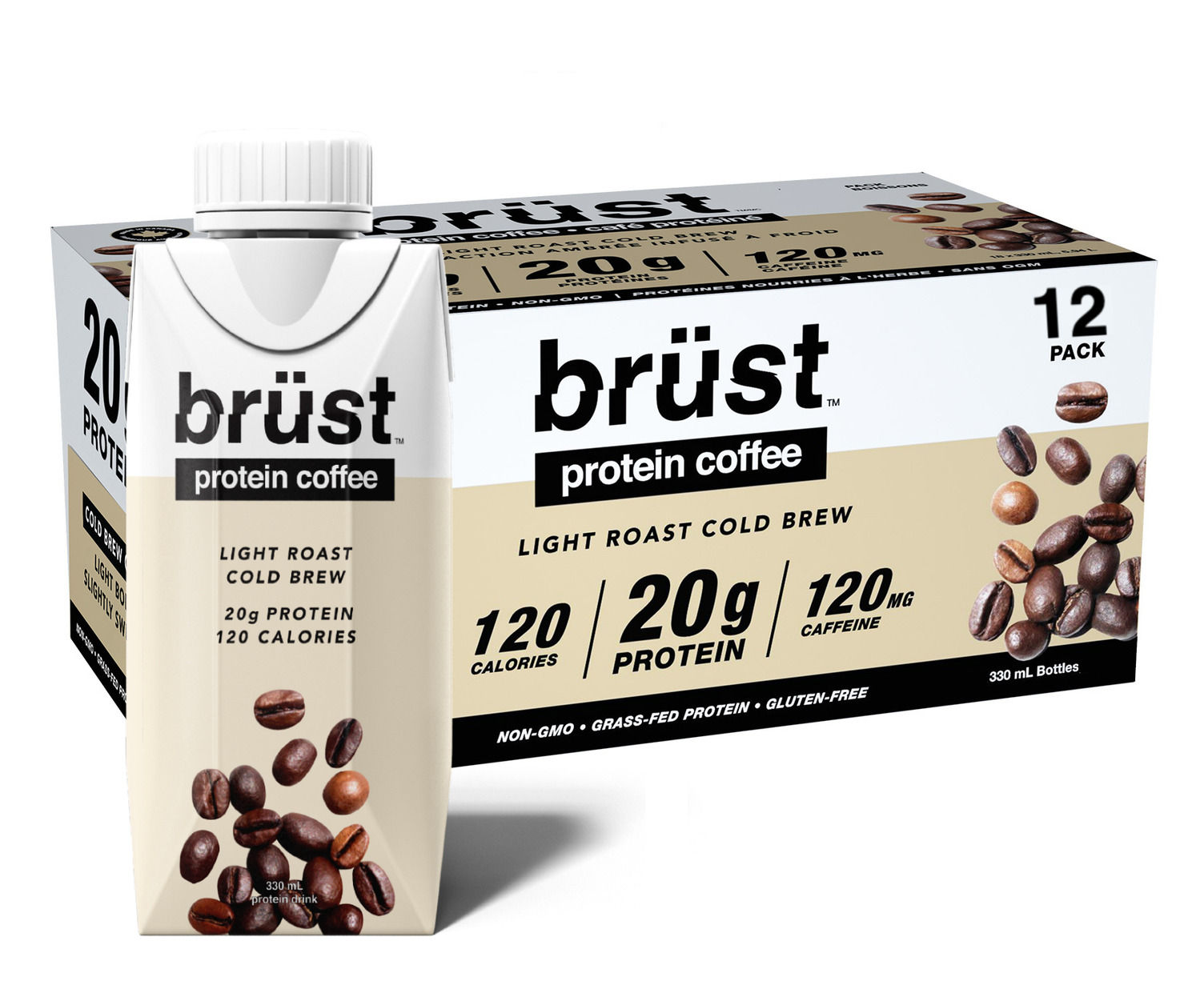 brüst Cold Brew Protein Coffee Light Roast Recipe | HelloFresh