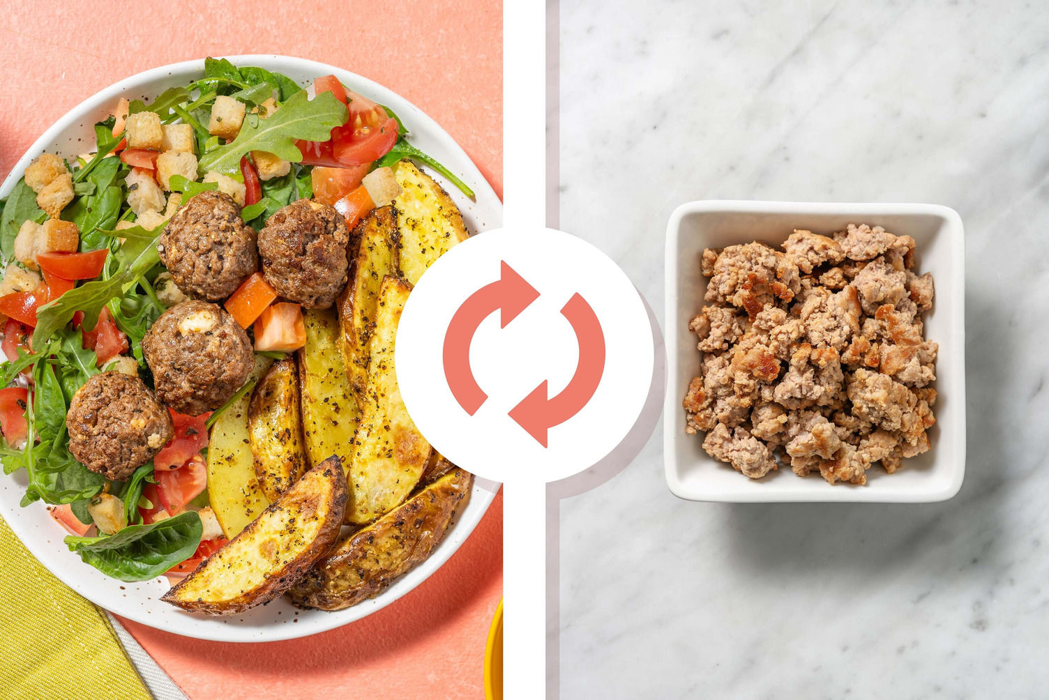 Aegean Sea-Inspired Feta Chicken Meatballs Recipe | HelloFresh