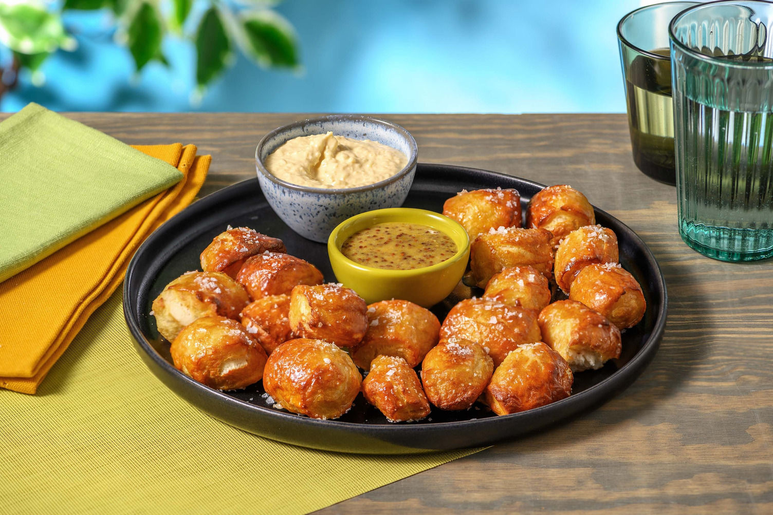 Fun-to-Dunk Soft Pretzel Dippers Recipe | HelloFresh