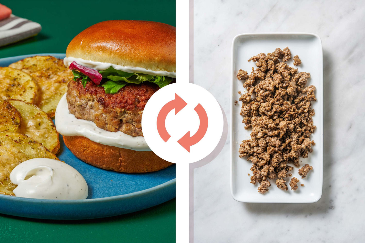 Caesar Beef Burgers Recipe | HelloFresh
