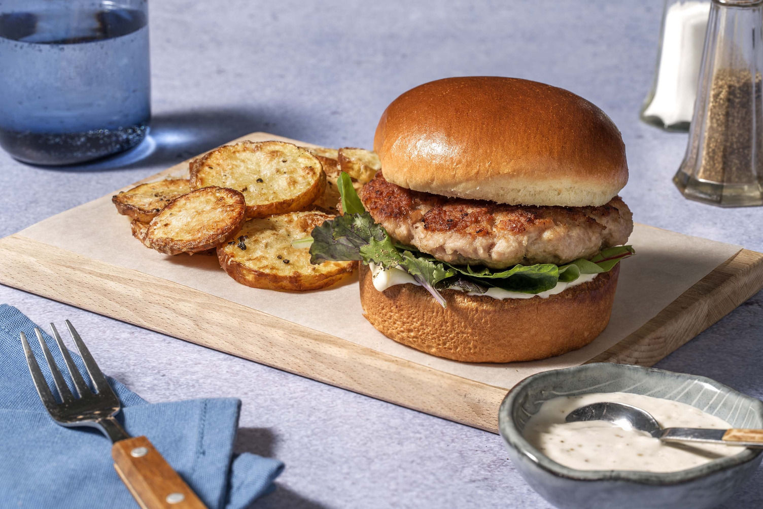 Caesar Chicken Burgers Recipe | HelloFresh