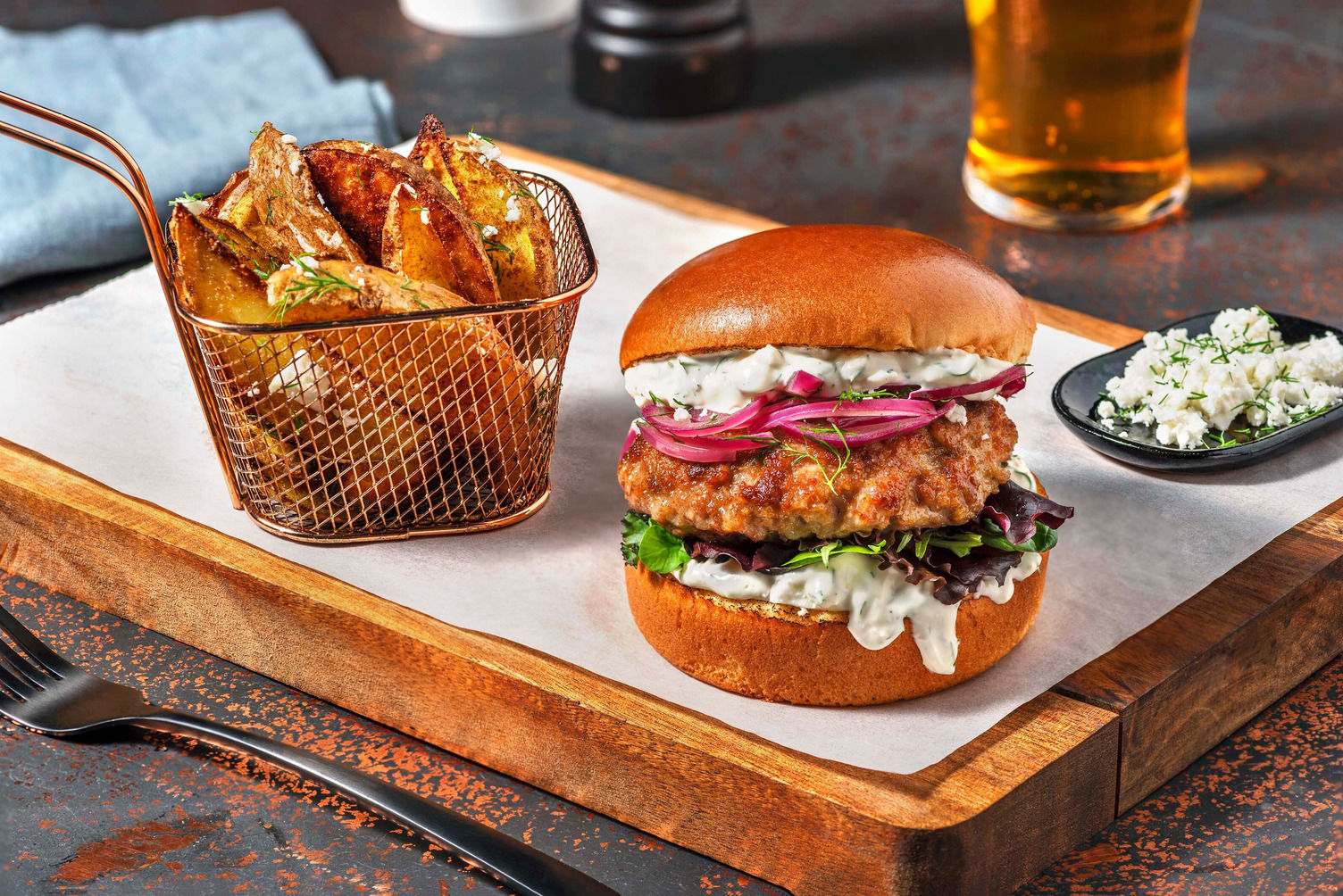 Kebab-Inspired Lamb Burgers Recipe | HelloFresh