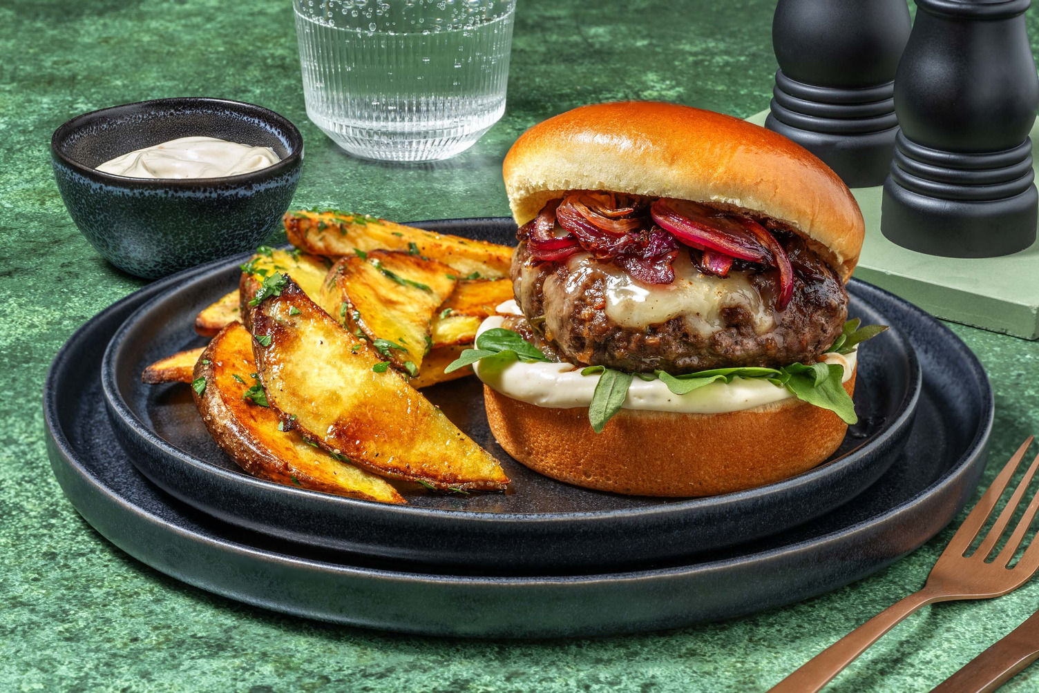 Steakhouse Bison Burgers Recipe | HelloFresh