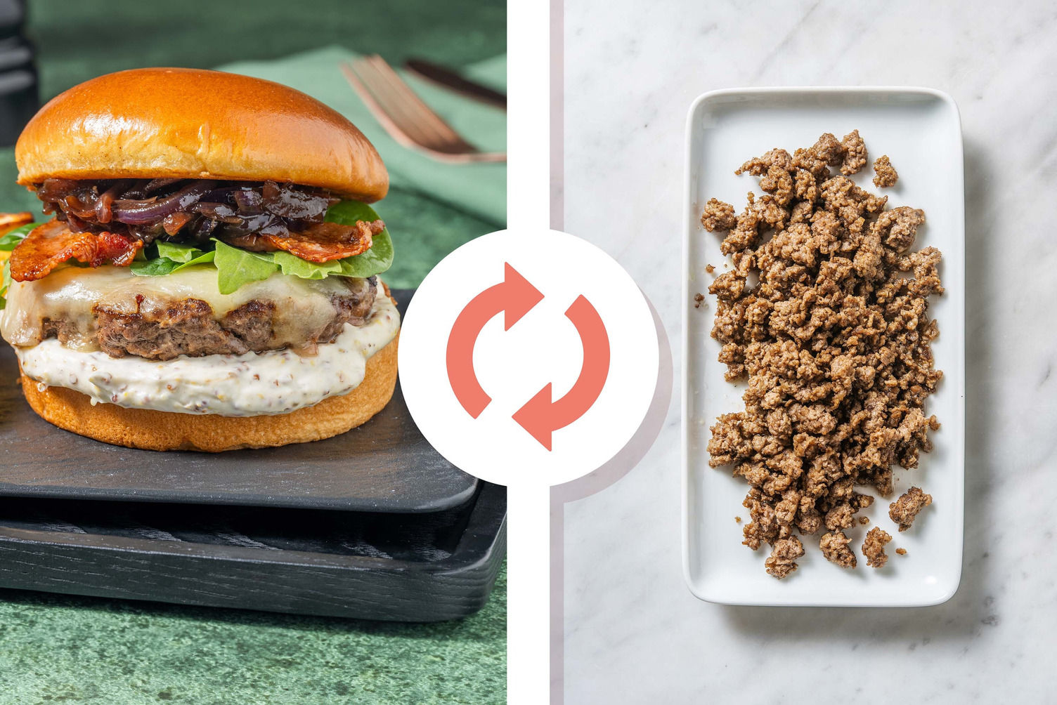 Beef and Bacon Cheeseburgers Recipe | HelloFresh