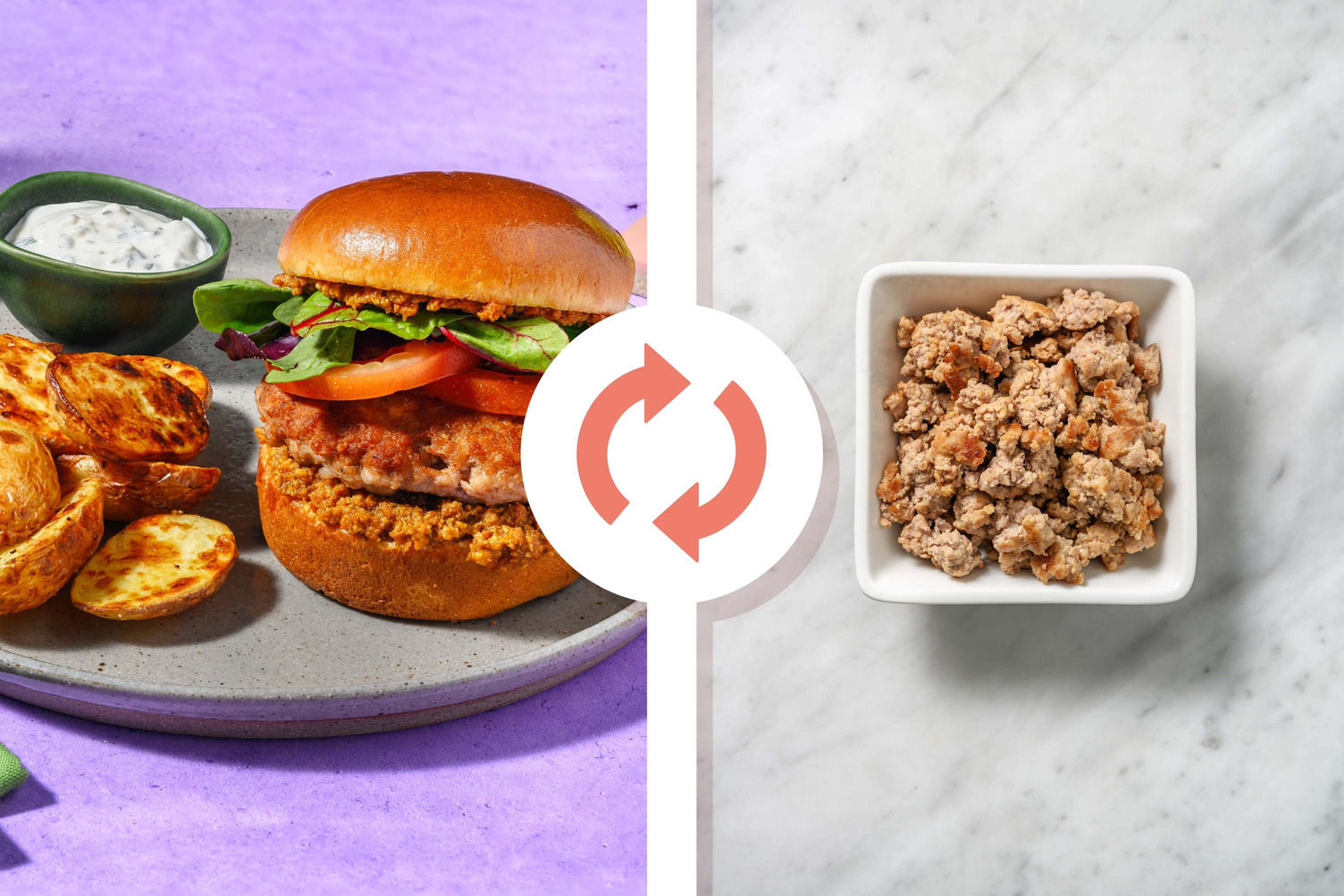 Mediterranean Chicken Burgers Recipe | HelloFresh