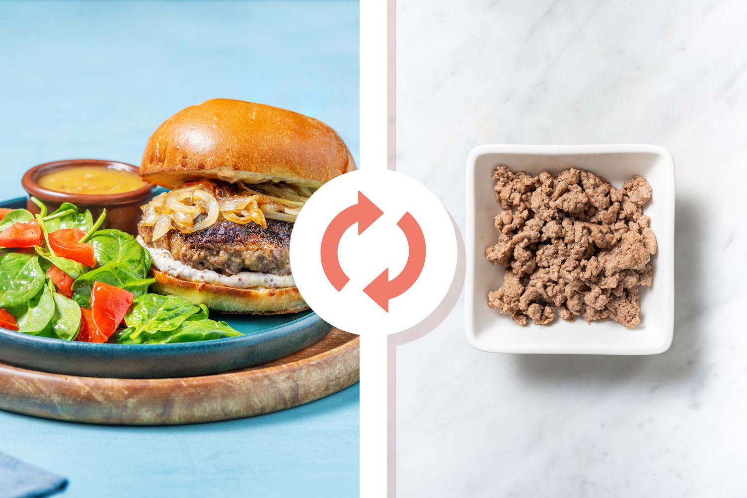 French Dip Bison Burgers Recipe | HelloFresh
