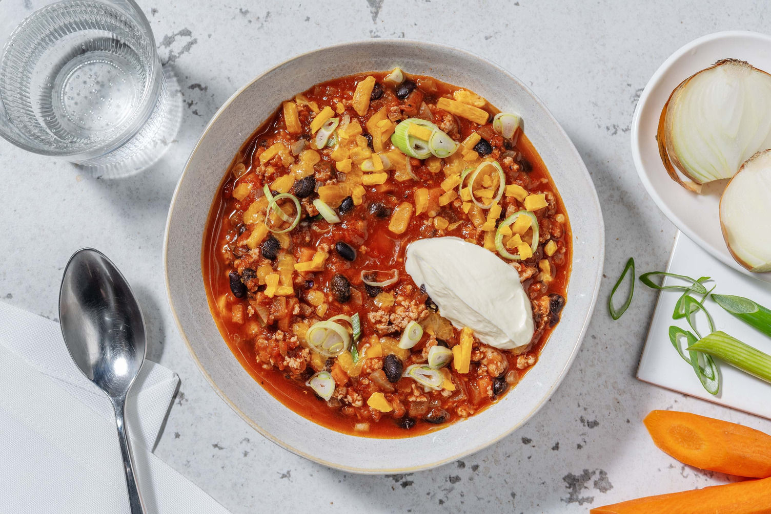 Cal Smart Double Turkey Chili Recipe | HelloFresh