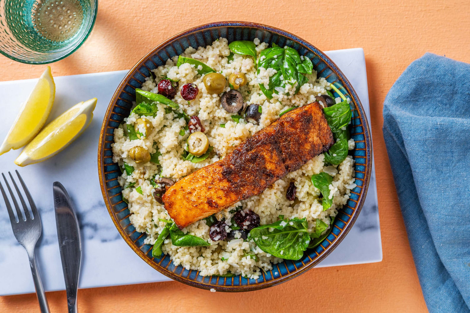 Cal Smart Harissa-Spiced Salmon Recipe | HelloFresh