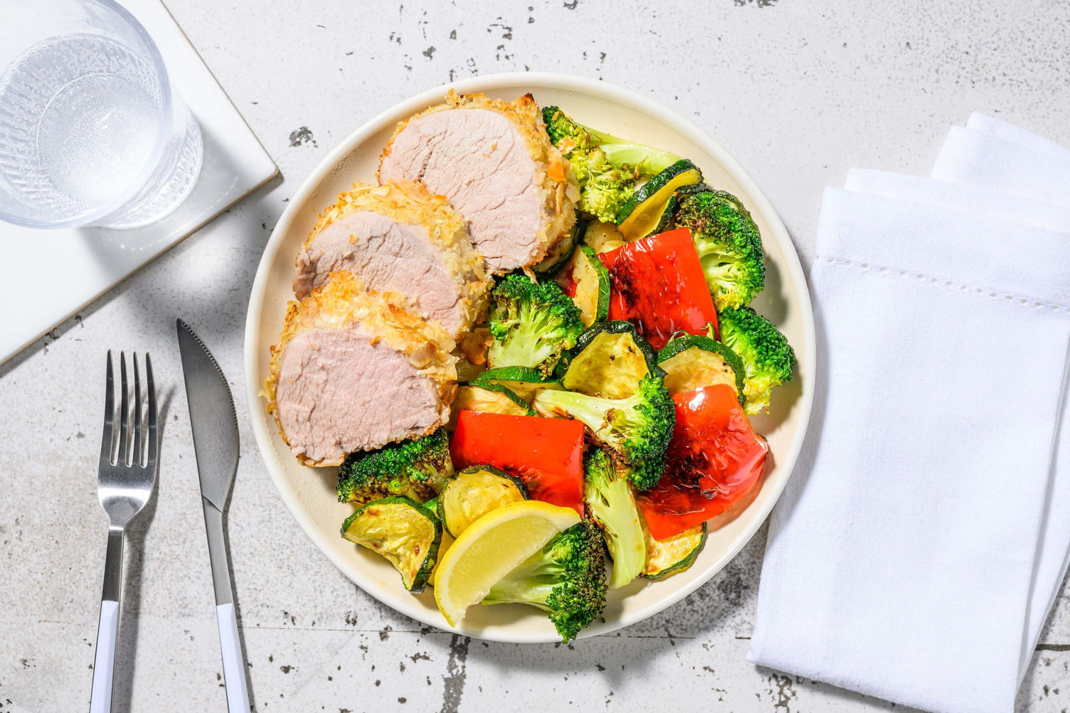 Cal Smart Nut Crusted Pork Chops Recipe | HelloFresh