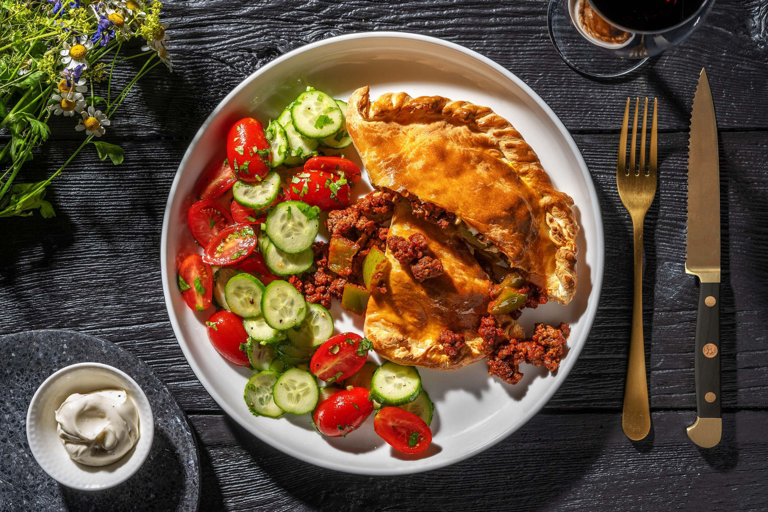 Middle Eastern-Inspired Bison Calzones Recipe | HelloFresh