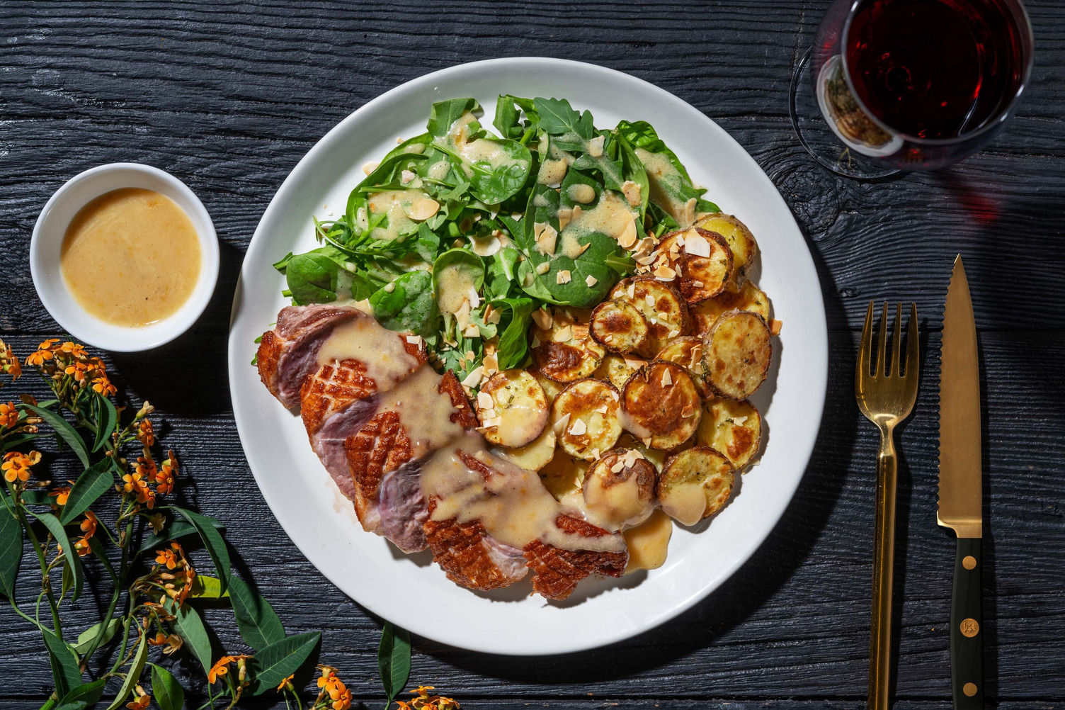 Seared Duck in Apricot Sauce Recipe | HelloFresh