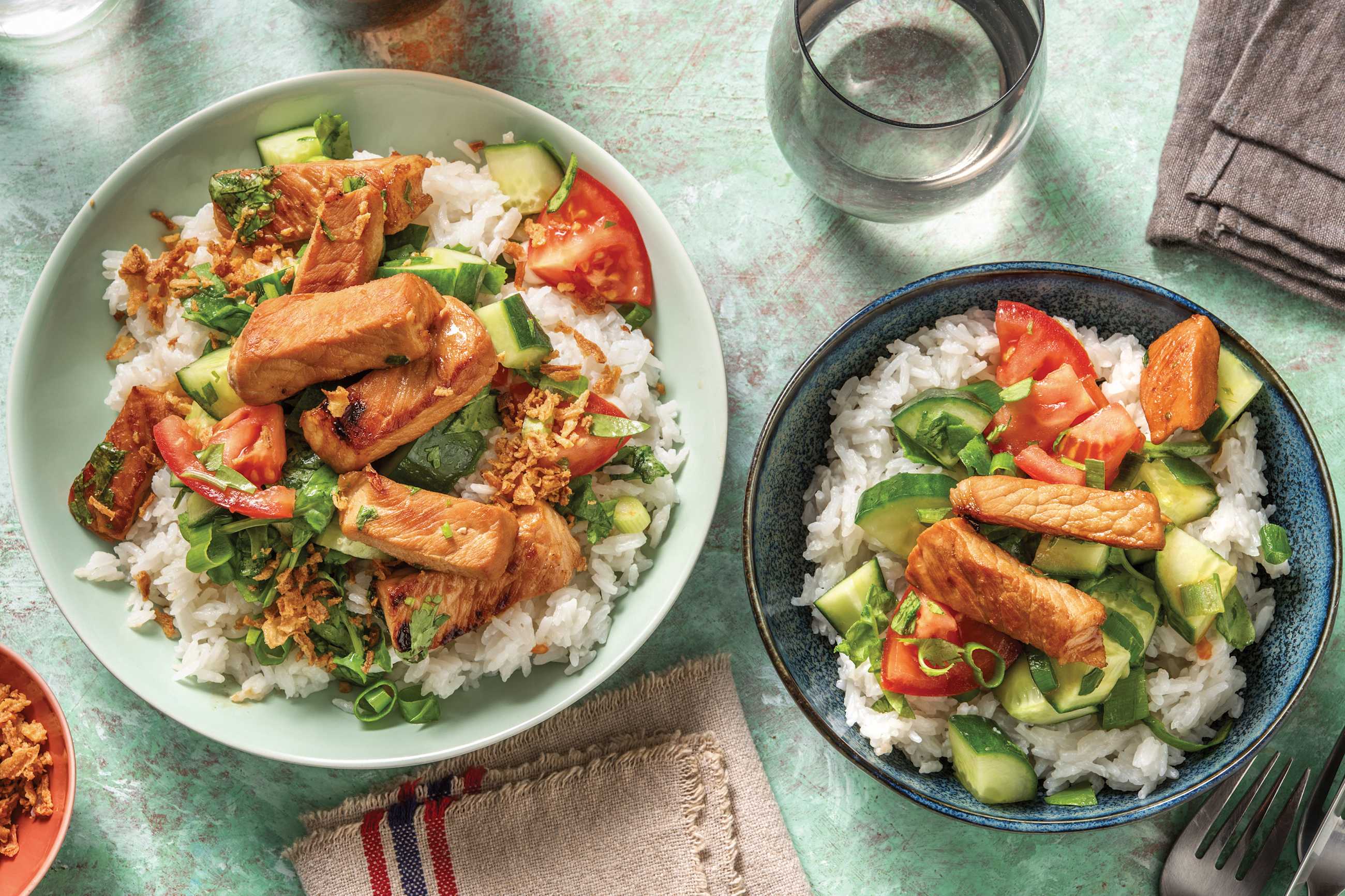 Caramelised Pork & Coconut Rice Recipe | HelloFresh