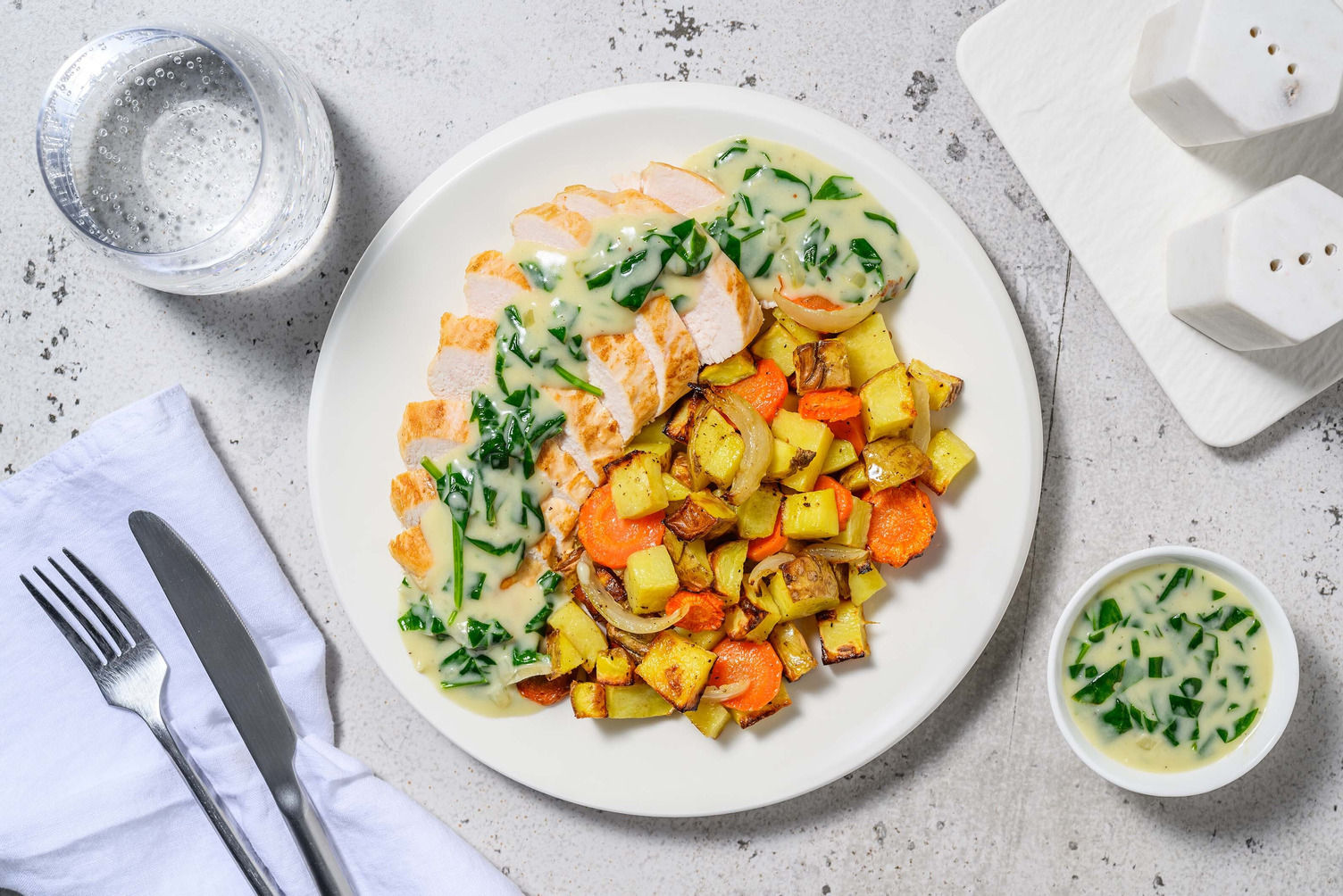 Filets de poitrine de poulet rôti Recette | HelloFresh
