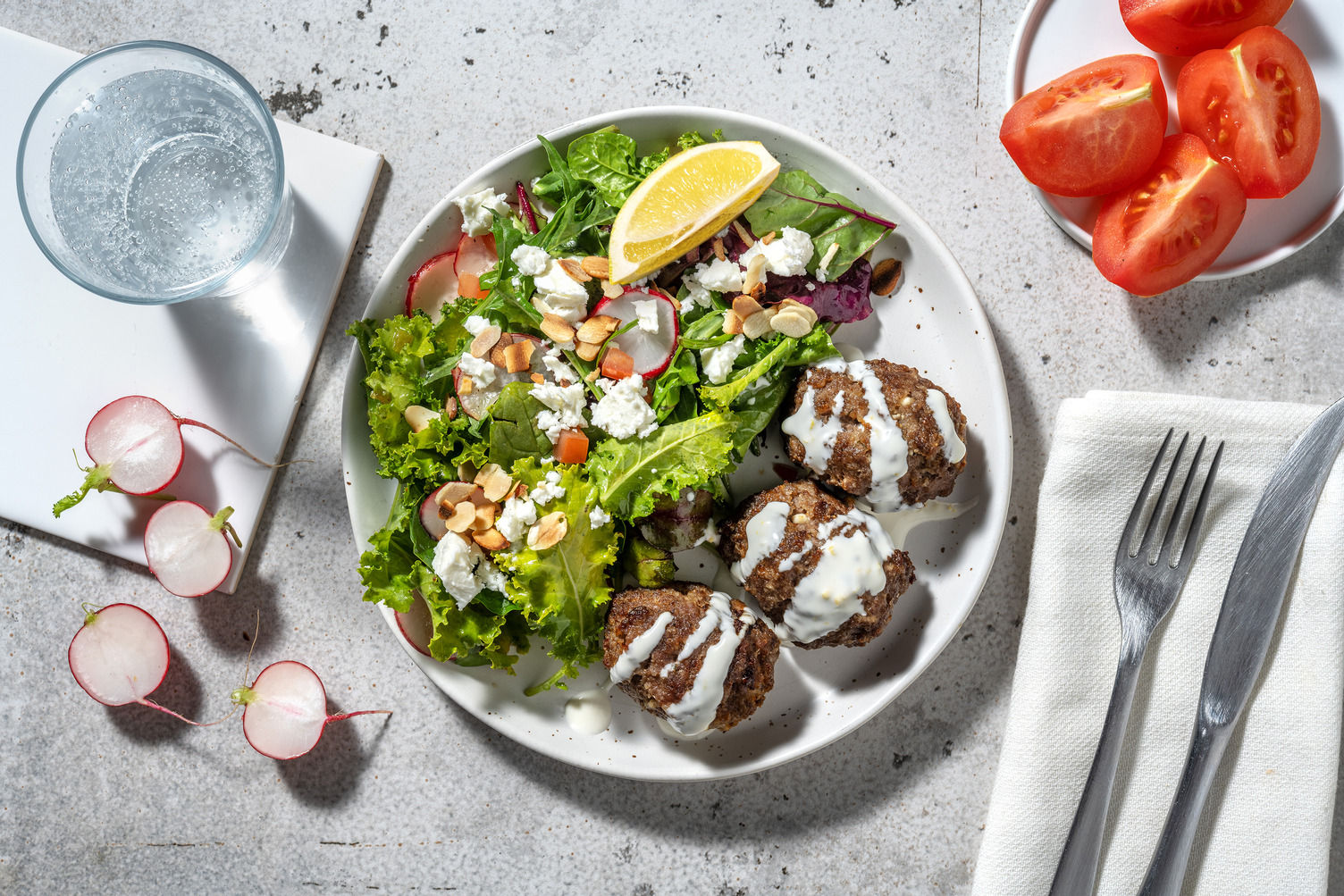 Carb Smart Middle Eastern-Inspired Beef Koftas Recipe | HelloFresh
