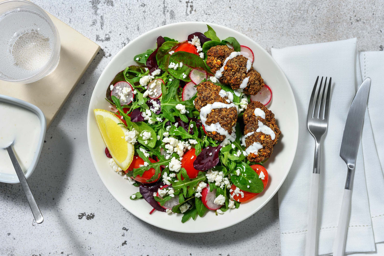 Carb Smart Middle Eastern-Inspired Pork Koftas Recipe | HelloFresh