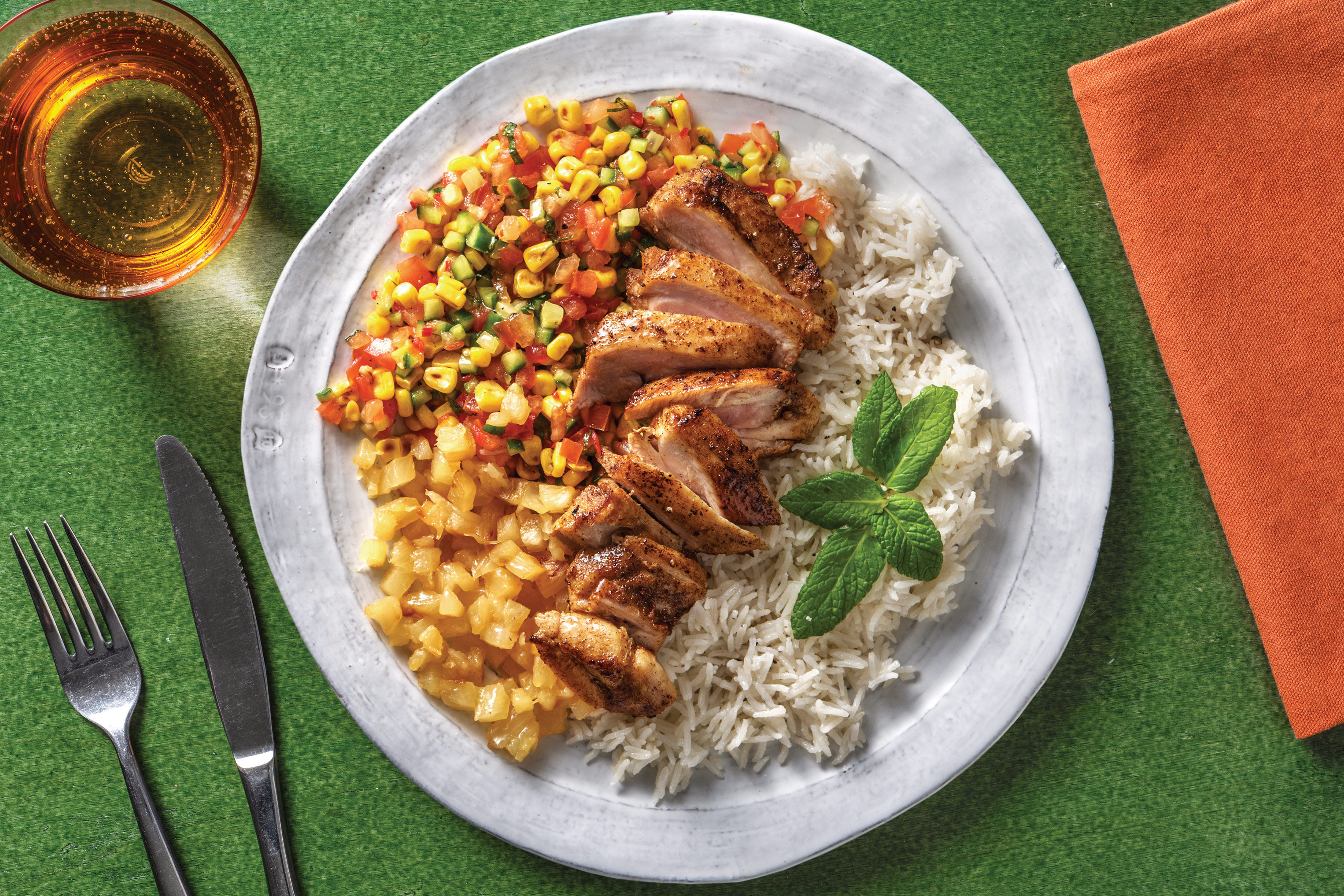 Caribbean Chicken & Coconut Rice Recipe | HelloFresh