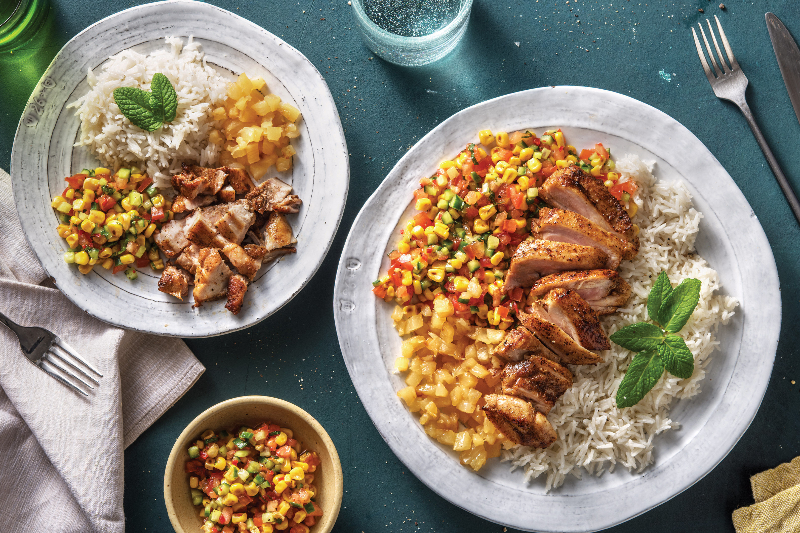 Caribbean Chicken and Coconut Rice Recipe | HelloFresh
