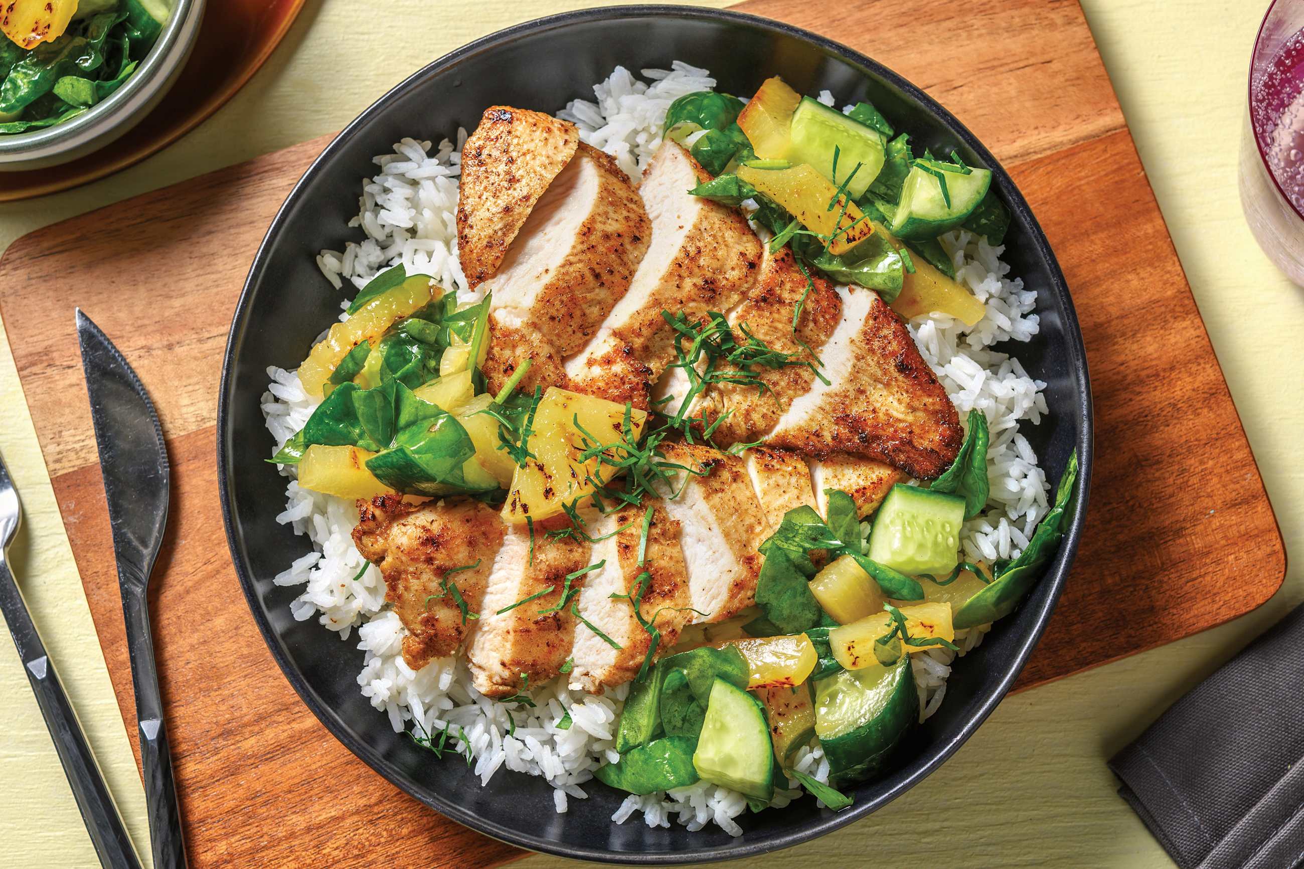 Caribbean Honey Chicken & Coconut Rice Recipe | HelloFresh