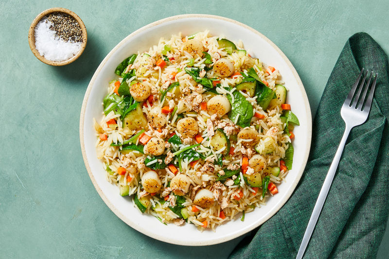 SuperQuick Scallops-and-Rice Skillet Recipe | HelloFresh