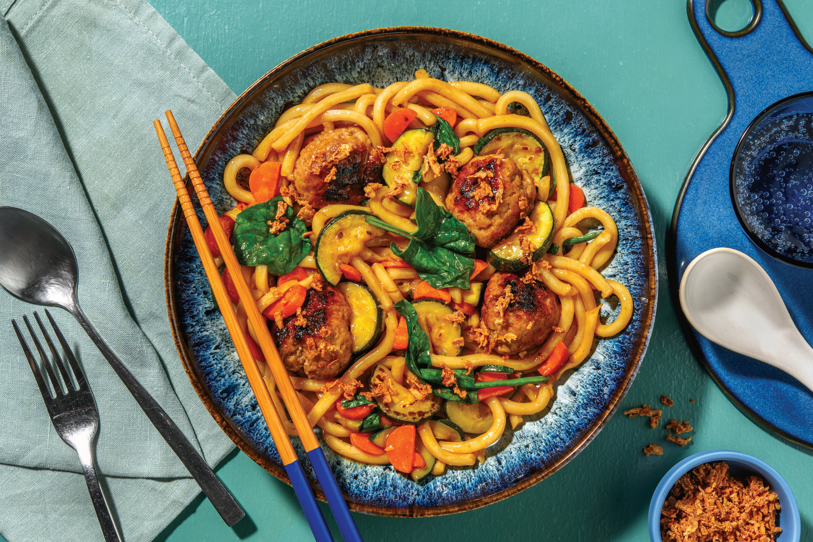Char Siu Pork Meatball & Noodle Bowl Recipe | HelloFresh