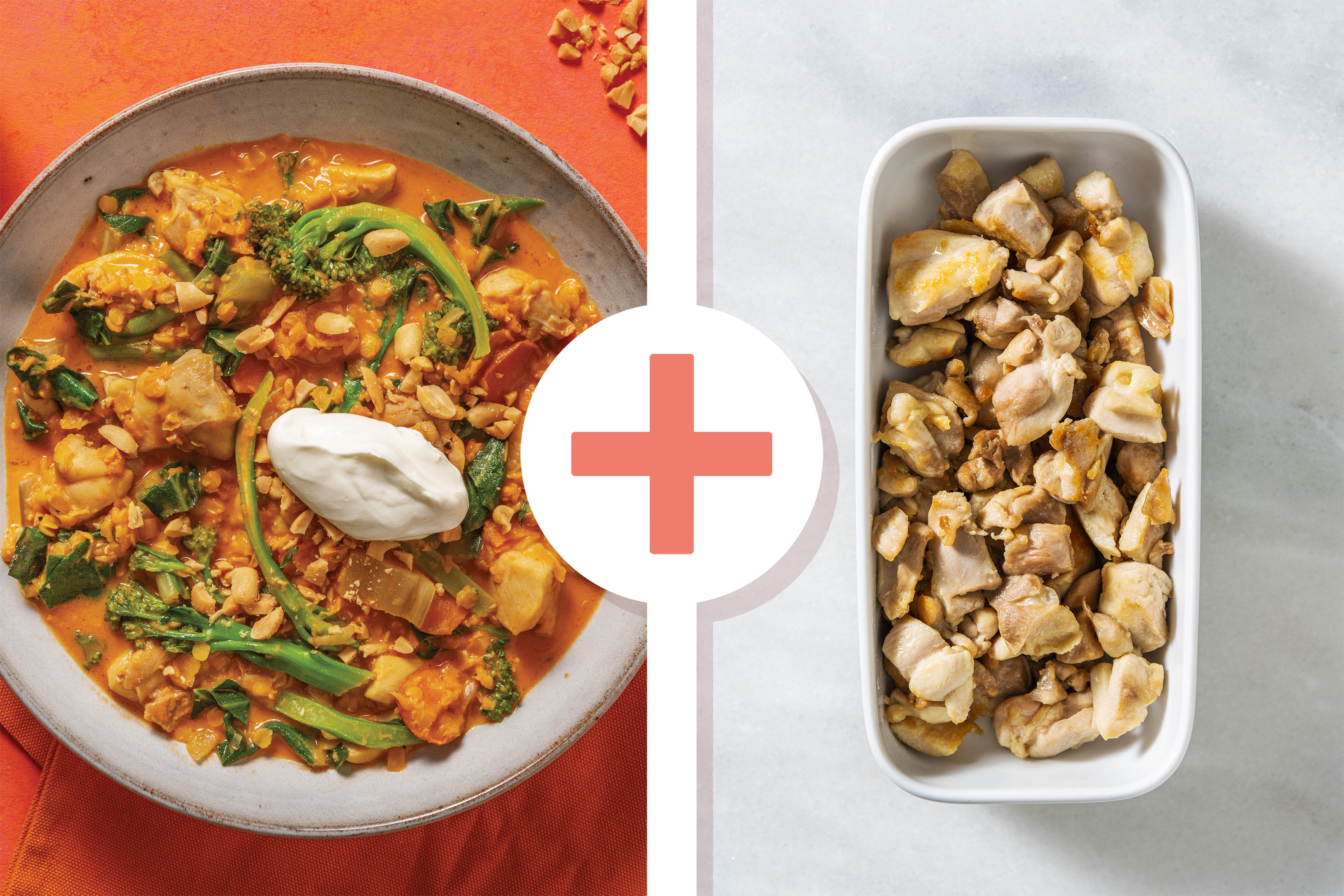 Cheat's Baked Double Chicken & Lentil Dhal Recipe | HelloFresh