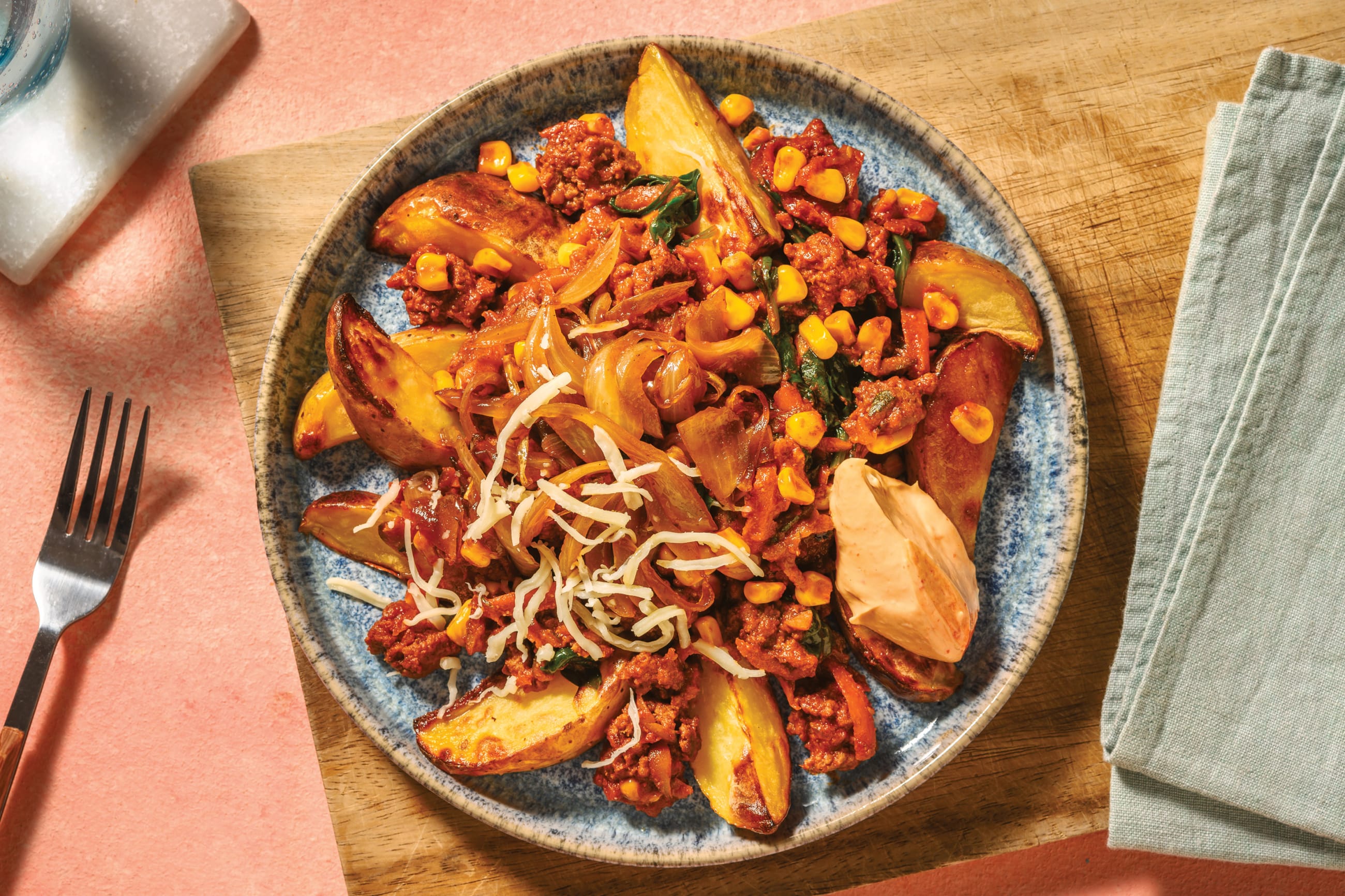 Cheeseburger-Style Beef Loaded Wedges Recipe | HelloFresh