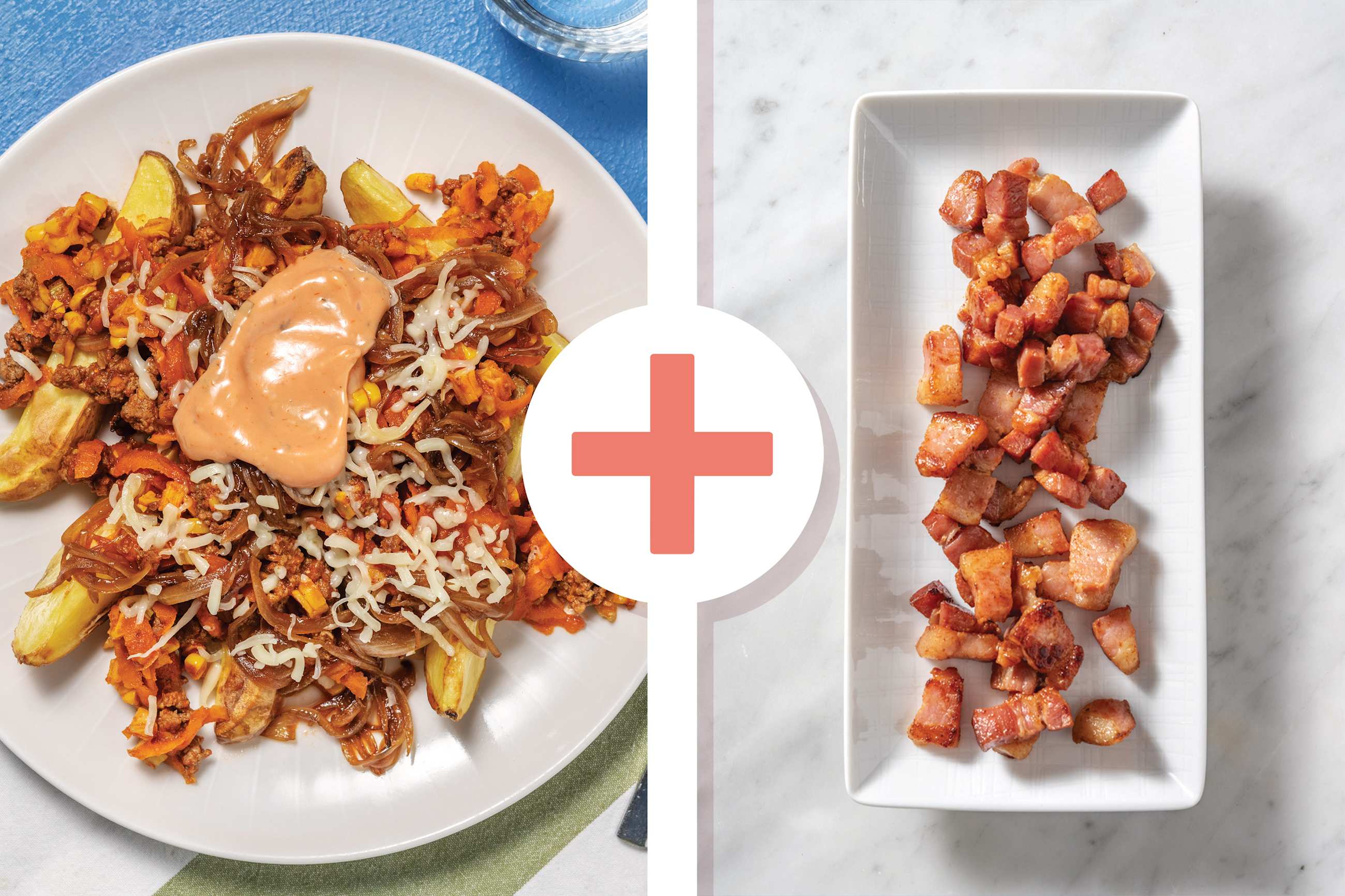 Cheeseburger Beef & Bacon Loaded Wedges Recipe | HelloFresh
