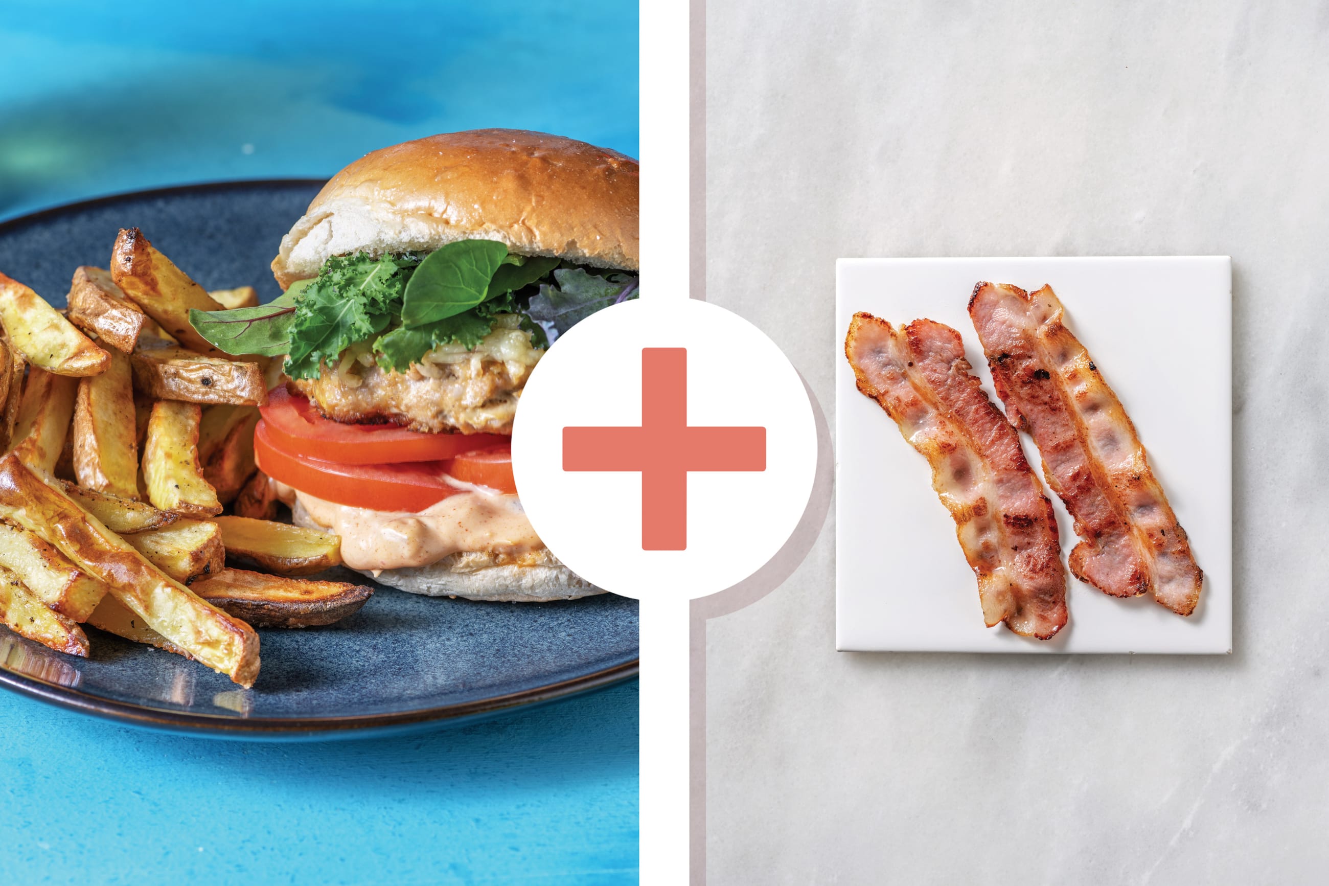 Paddy's Cheesy Spiced Pork & Bacon Burger Recipe | HelloFresh