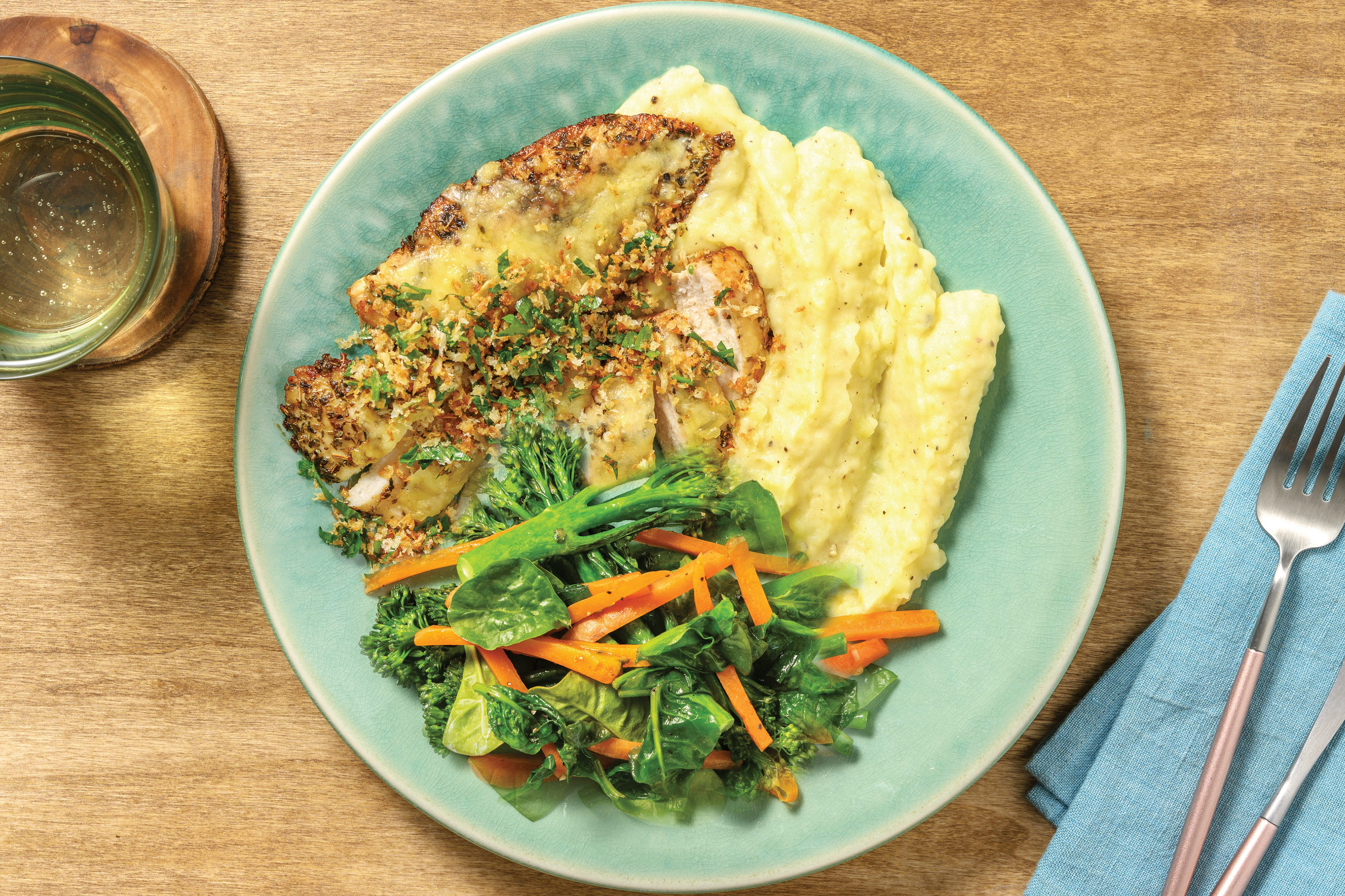 Cheesy Panko Crumbed Chicken Recipe | HelloFresh