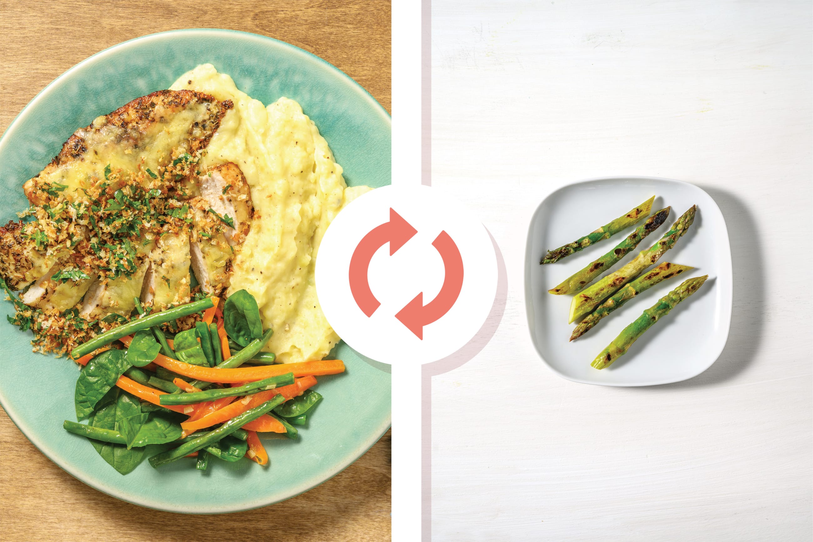 Cheesy Chicken & Herby Panko Crumb Recipe | HelloFresh