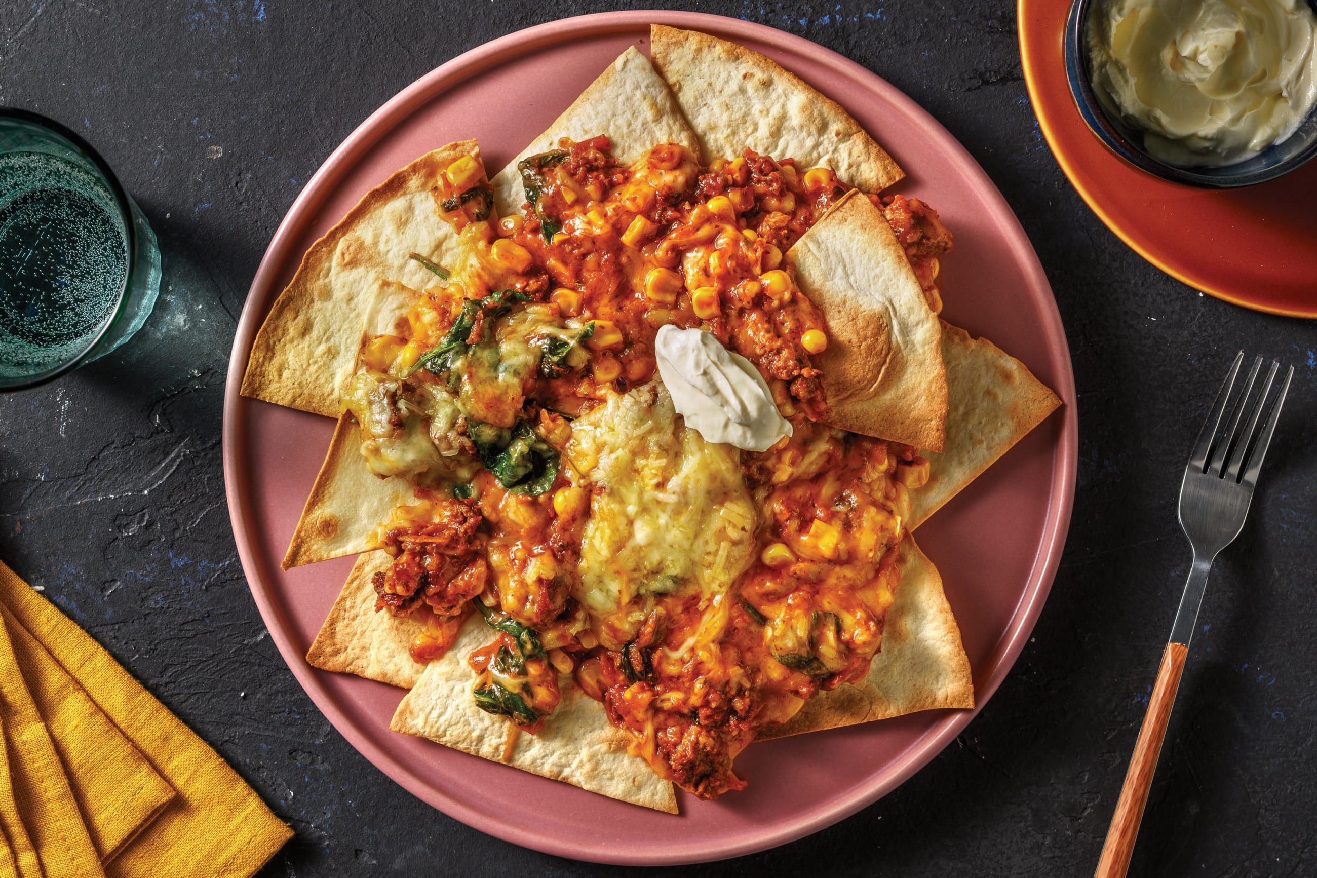 HelloHero: Tex-Mex Cheesy Beef, Bacon & Veggie Nachos Recipe | HelloFresh