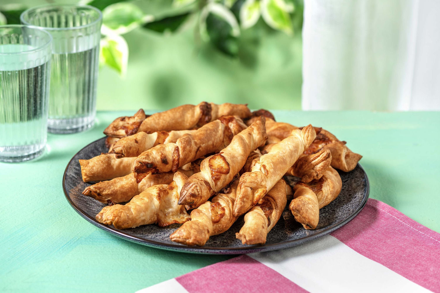 Cheesy Puff Pastry Twists Recipe | HelloFresh