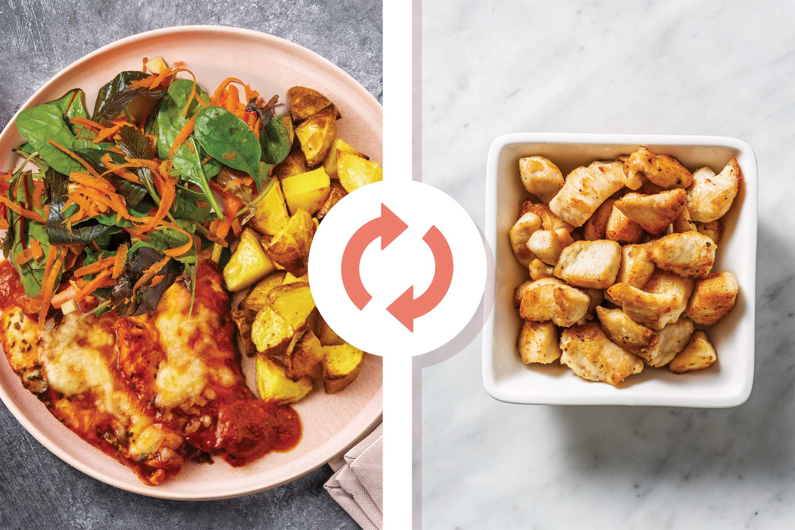 Golden Cheesy Tomato Chicken Recipe | HelloFresh