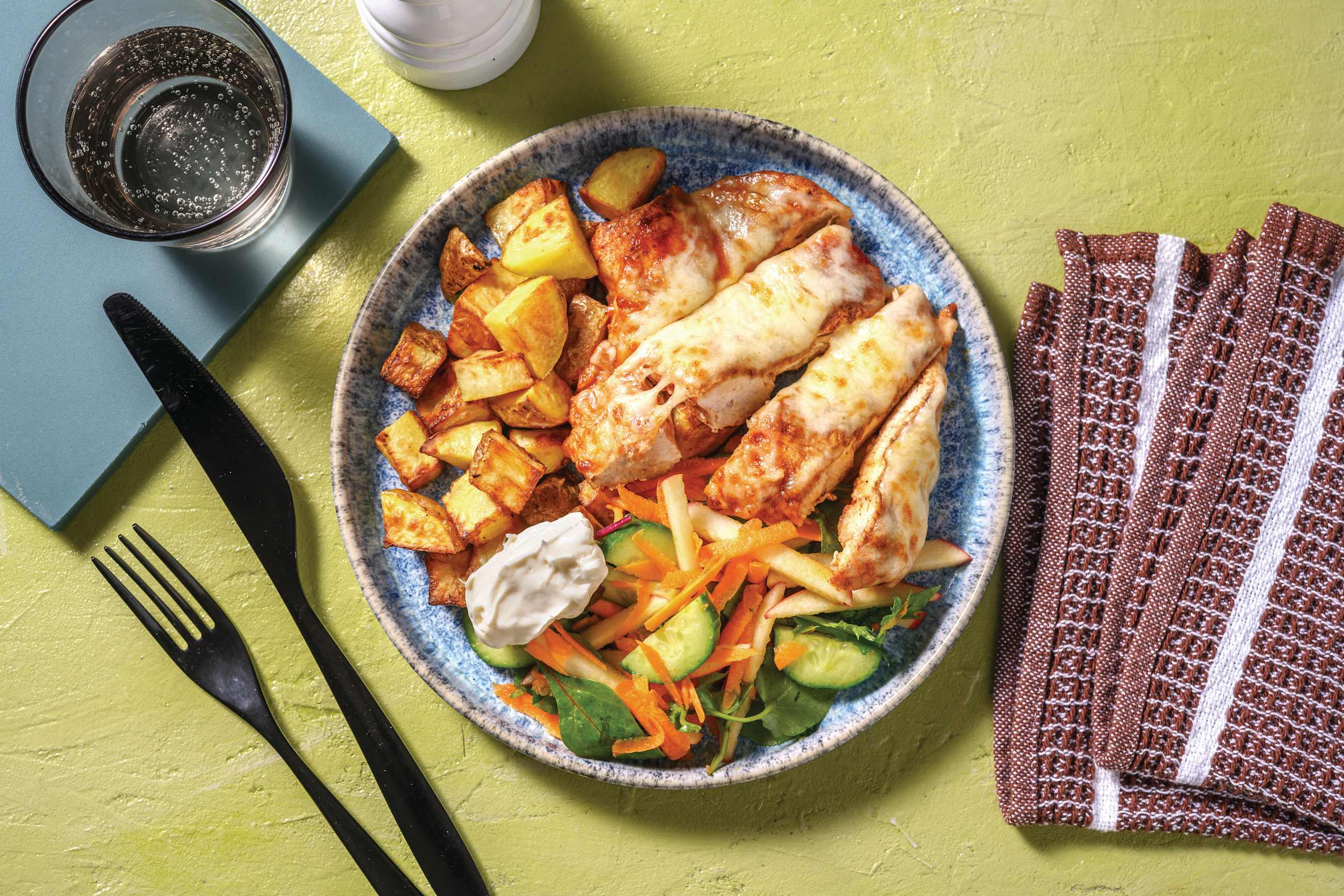 Cheesy Tomato & Spiced Chicken Recipe | HelloFresh