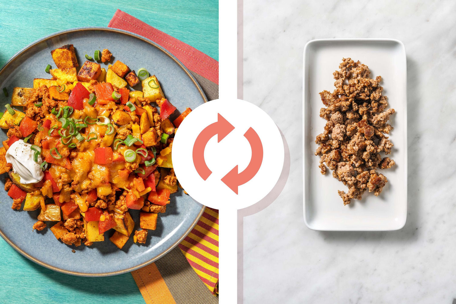 Cheesy Turkey Hash Recipe | HelloFresh