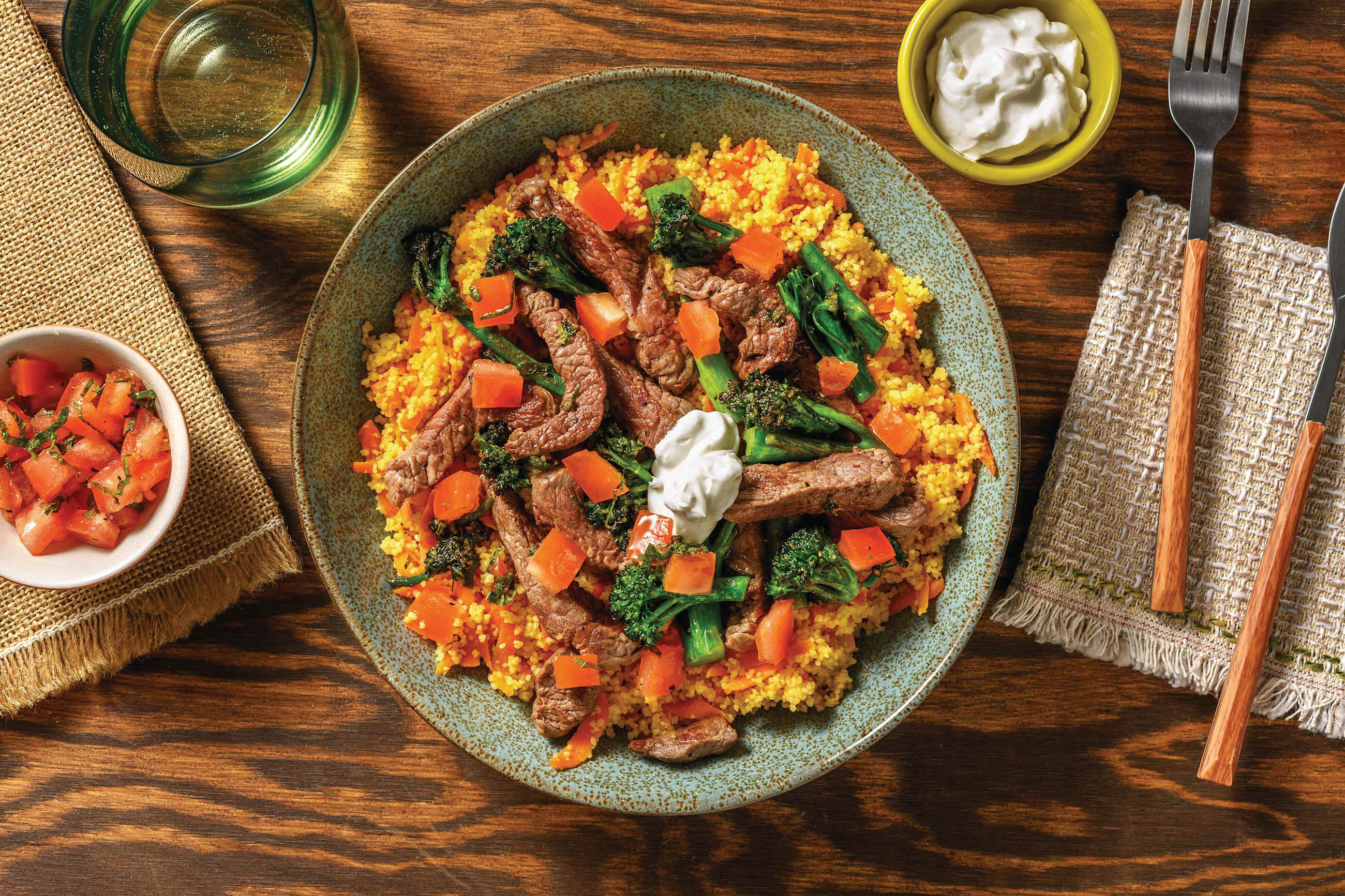 Ras el Hanout Beef & Carrot Couscous Recipe | HelloFresh