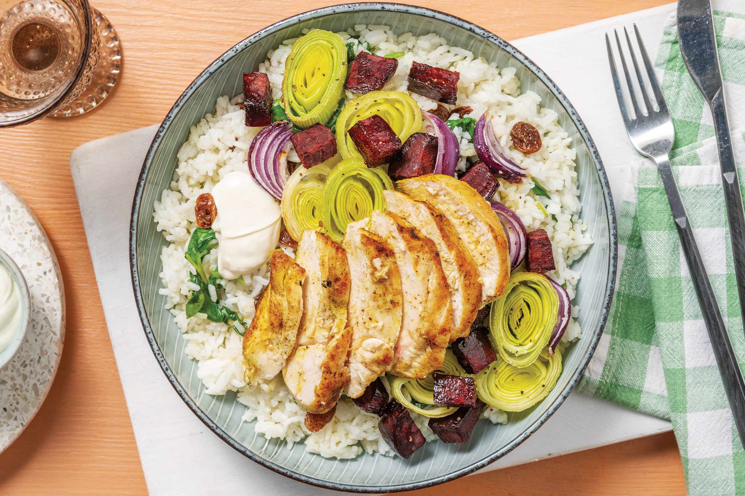 Chermoula Chicken & Currant Rice Recipe | HelloFresh