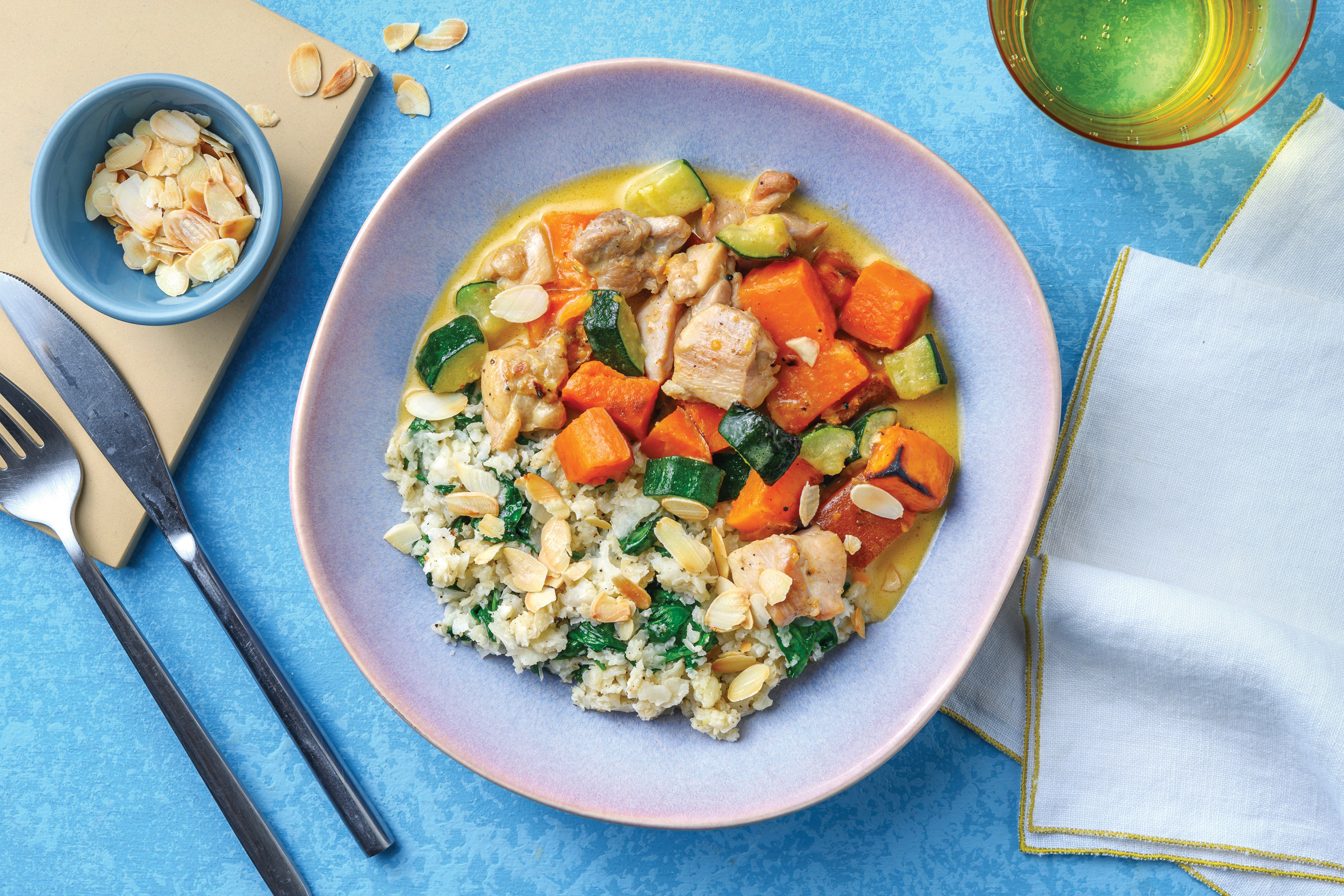 Chermoula Coconut Chicken & Cauliflower Rice Recipe | HelloFresh