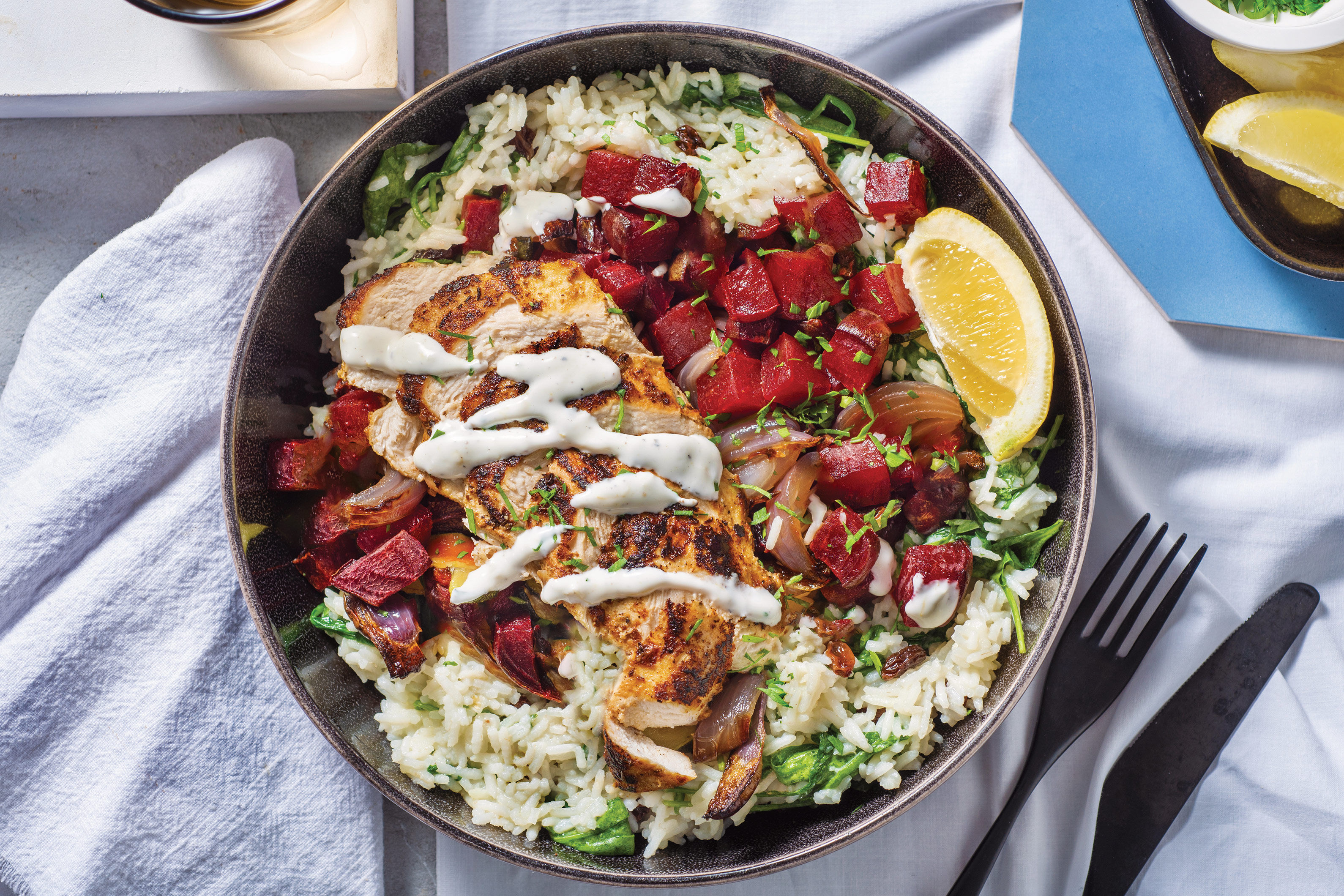 Chermoula Chicken with Jewelled Rice Recipe | HelloFresh