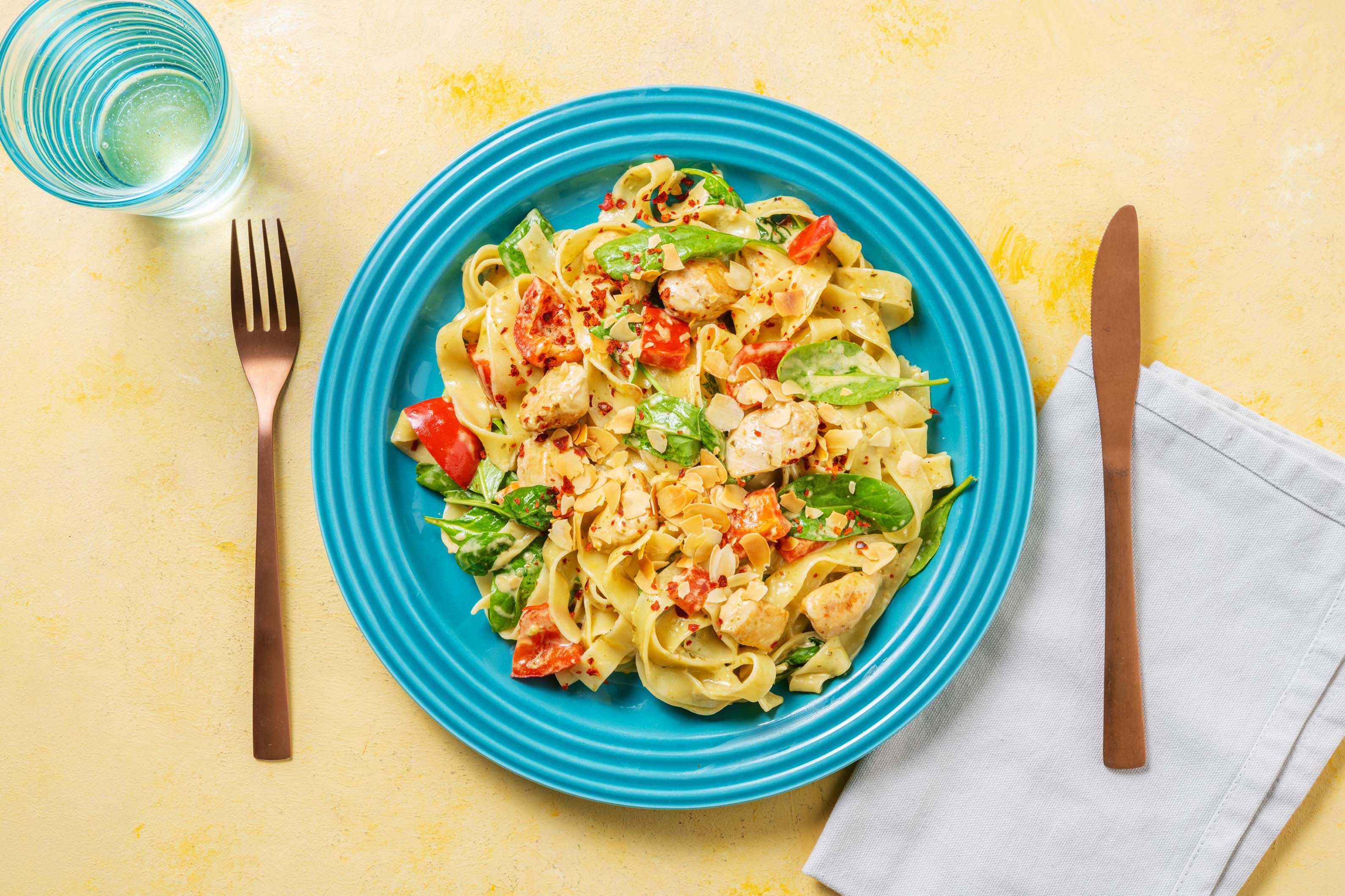 Creamy Chicken & Bacon Alfredo Fettuccine Recipe | HelloFresh