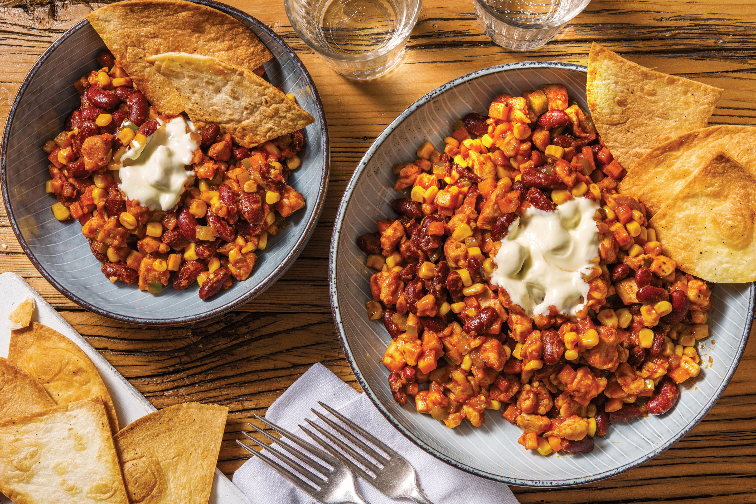 Chicken Carne with Tortilla Chips Recipe | HelloFresh