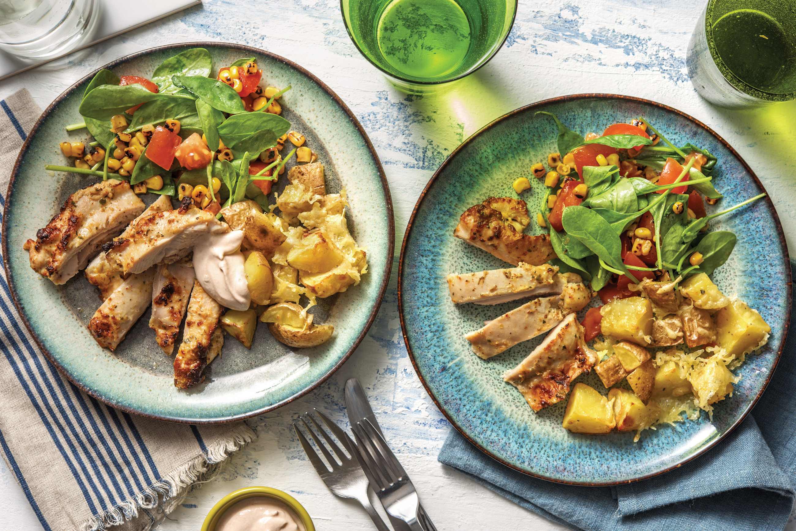 Mexican Chicken & Cheesy Potato Traybake Recipe | HelloFresh
