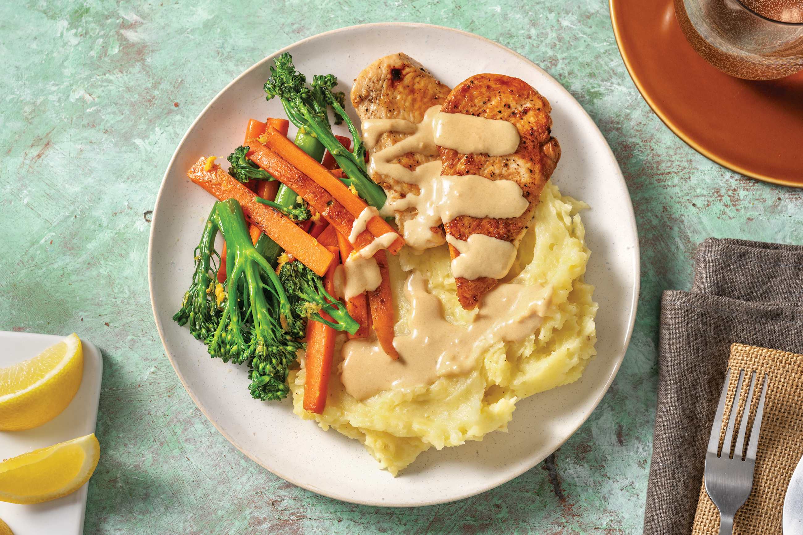 Chicken & Creamy Parmesan Sauce Recipe | HelloFresh