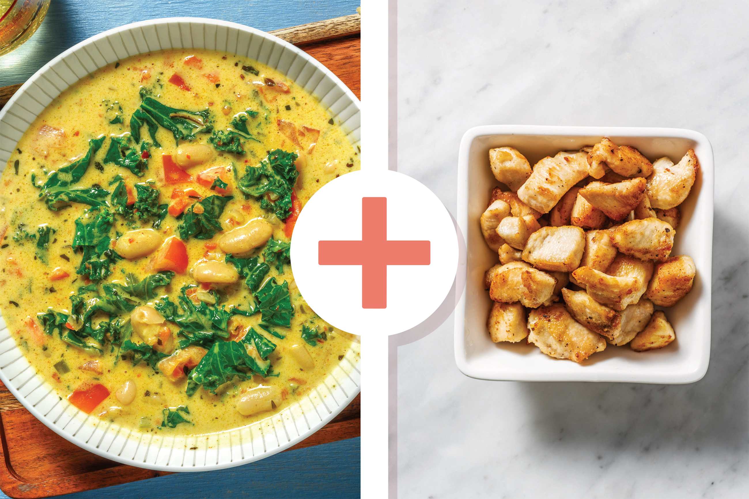 Chicken & Creamy White Bean Soup Recipe | HelloFresh