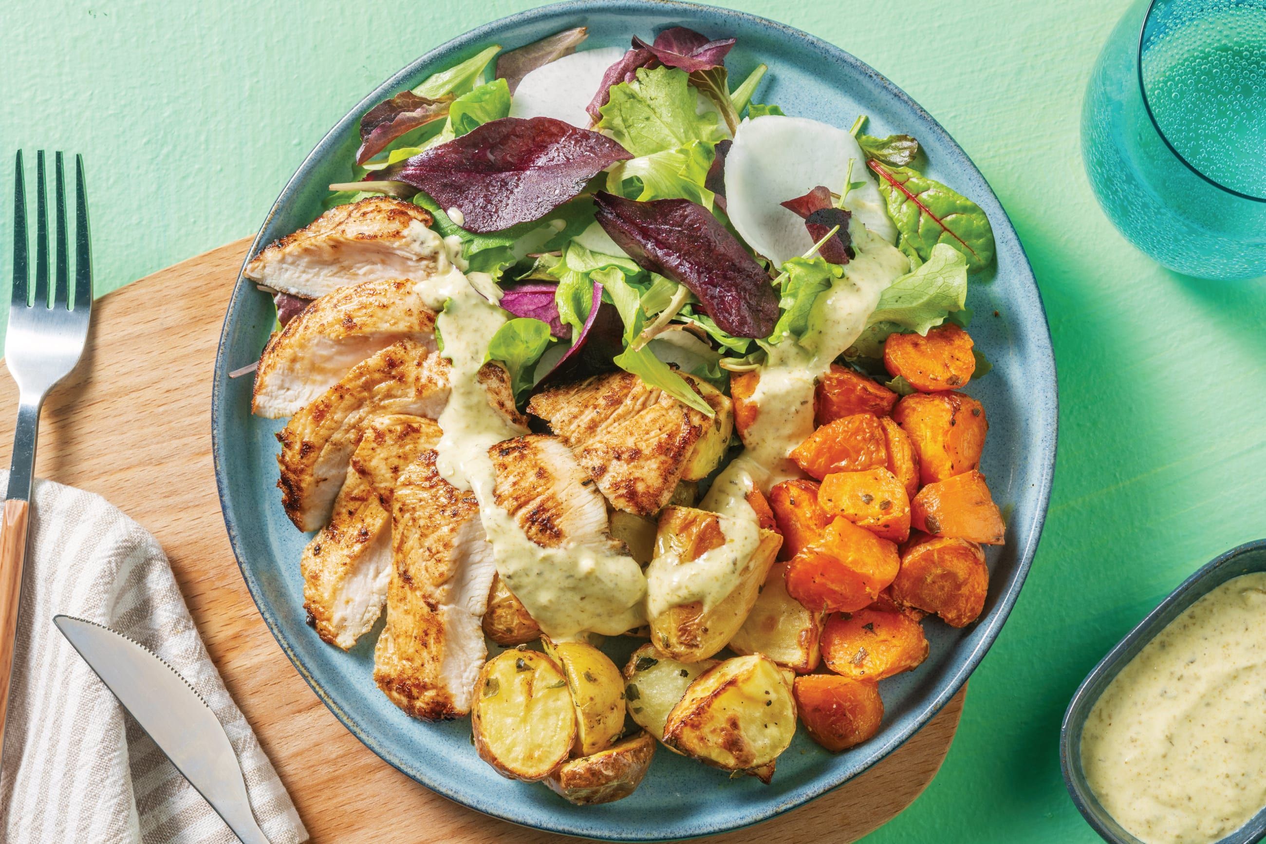 Chicken & Herb-Roasted Potato Recipe | HelloFresh