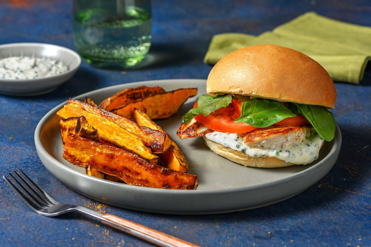 Chicken Lettuce Tomato Burger Recipe | HelloFresh