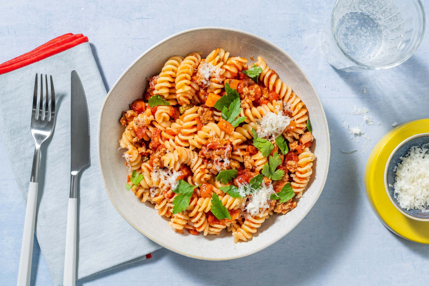 Chicken Ragù and Fusilli Recipe | HelloFresh